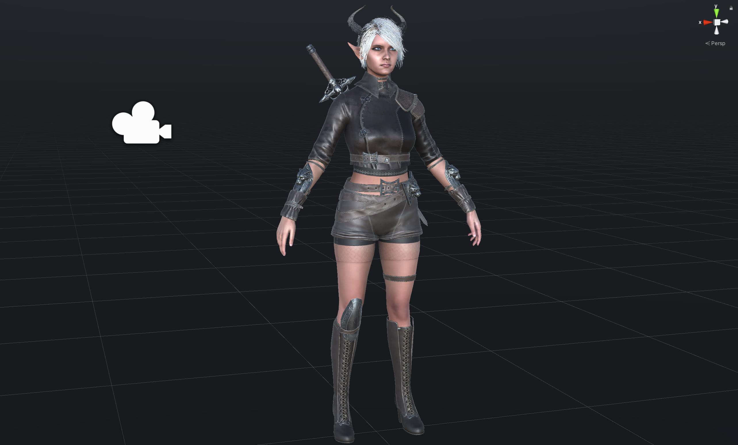 Elf Game Ready - 3D Model by andryuha1981