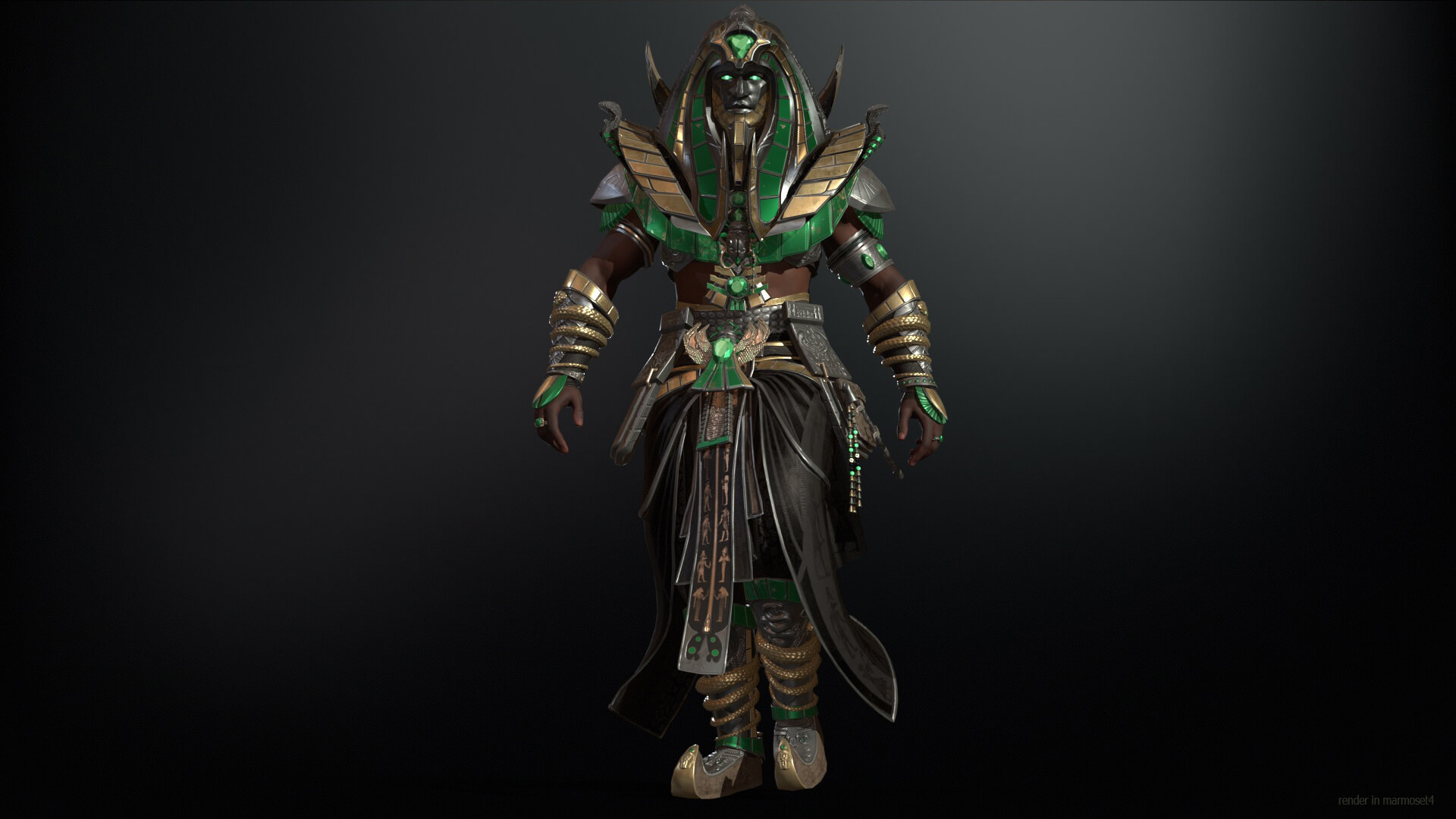 Faraon Game Ready - 3D Model by andryuha1981