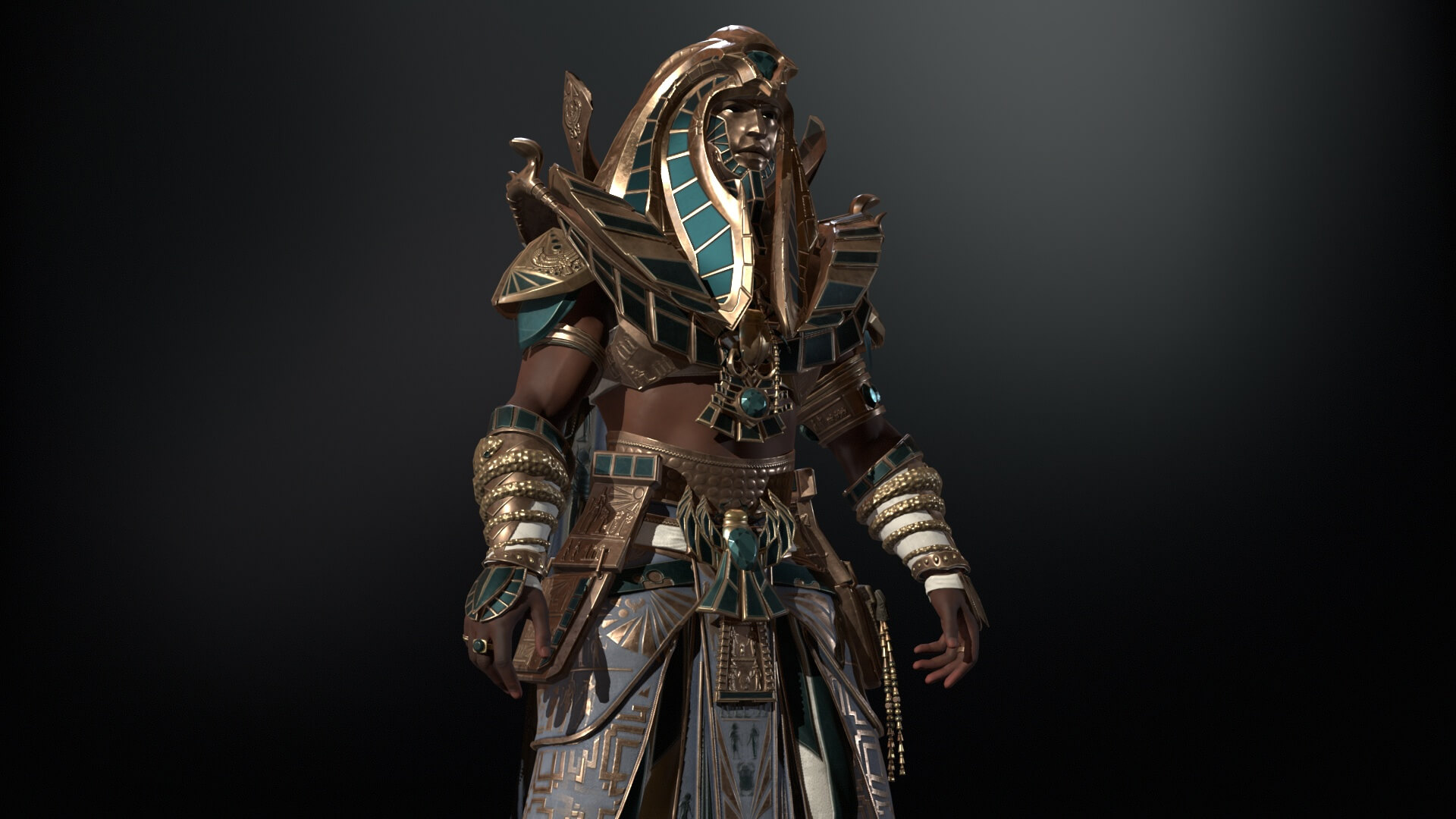 Faraon Game Ready - 3D Model by andryuha1981