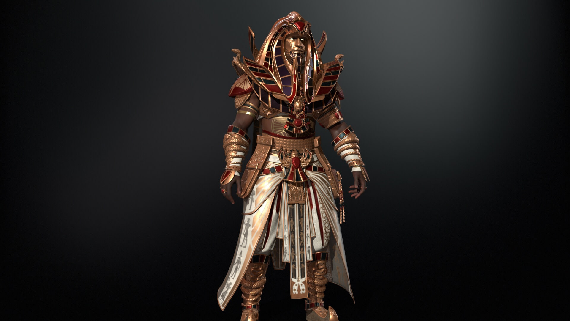 Faraon Game Ready - 3D Model by andryuha1981