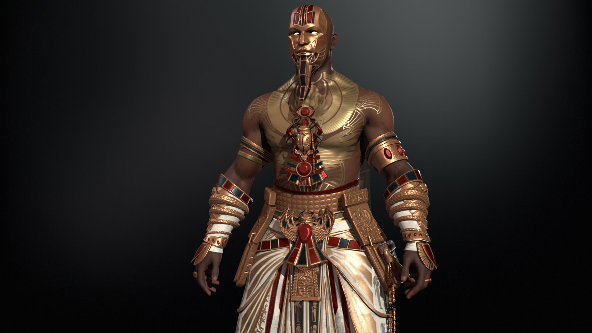 Faraon Game Ready - 3D Model by andryuha1981
