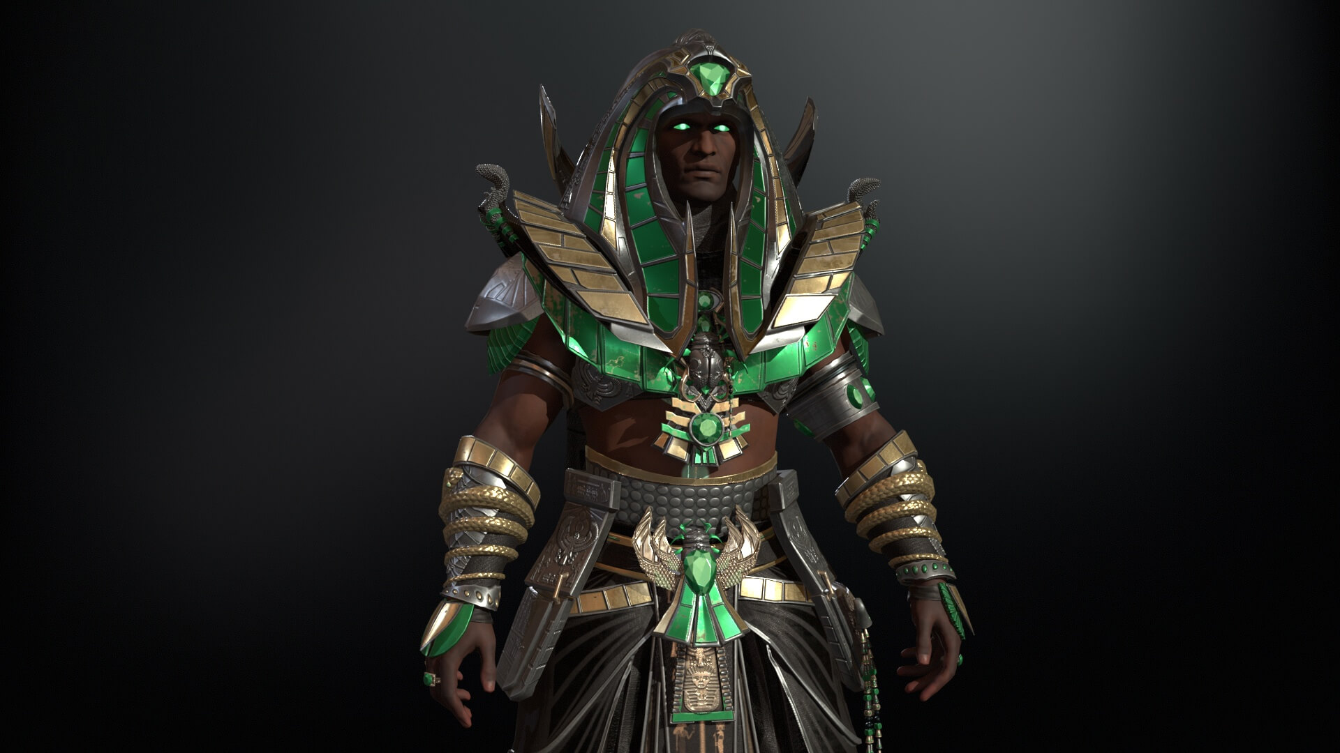 Faraon Game Ready - 3D Model by andryuha1981