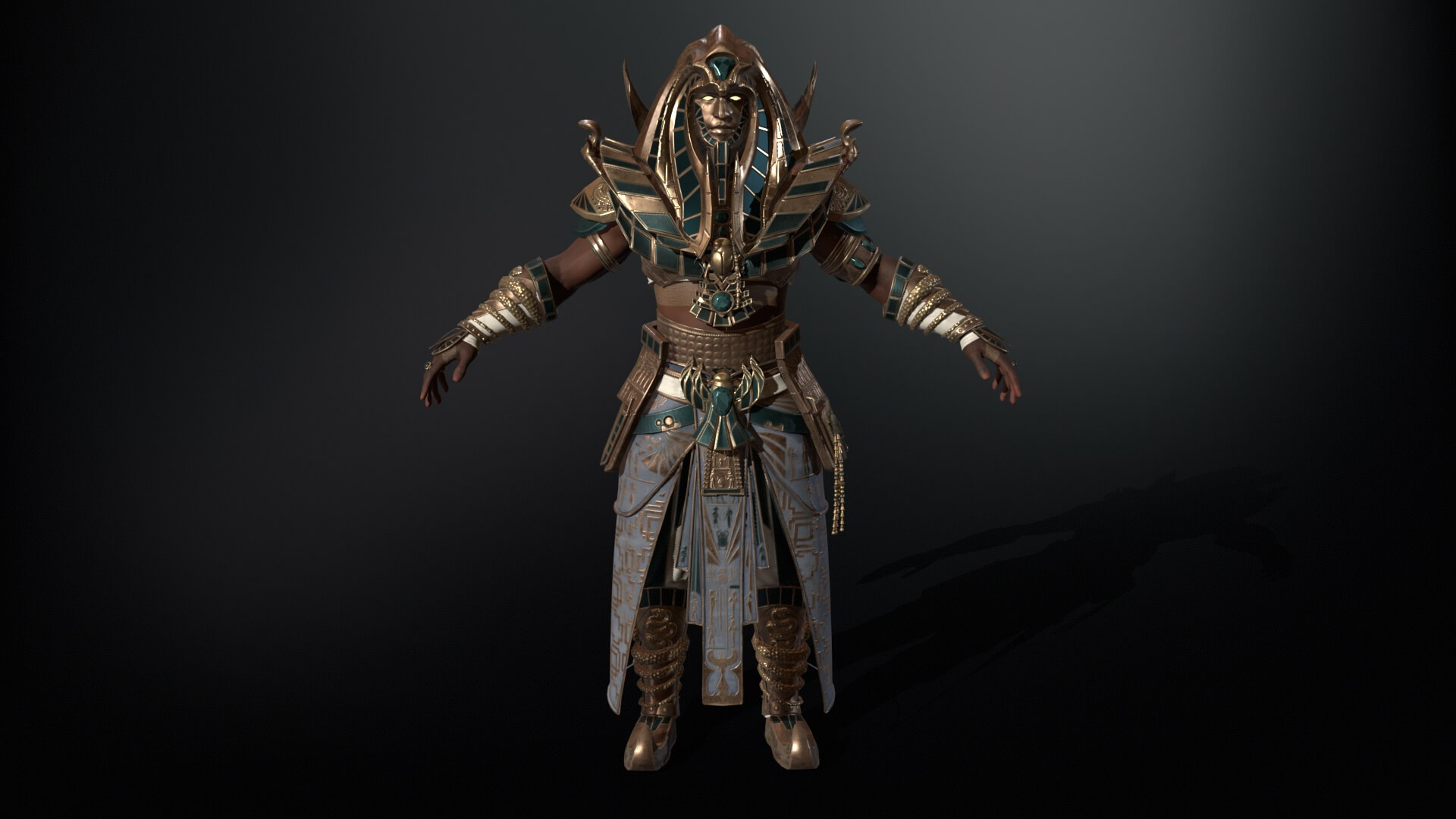 Faraon Game Ready - 3D Model by andryuha1981