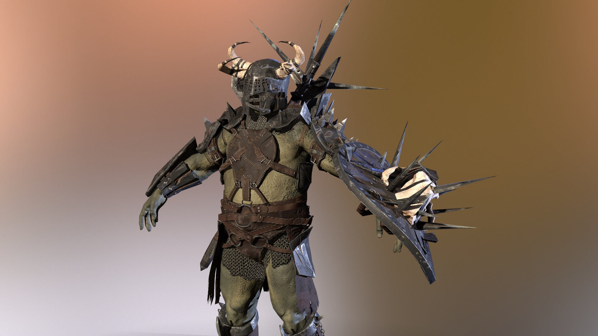 Fat Ork Tank - 3D Model by andryuha1981