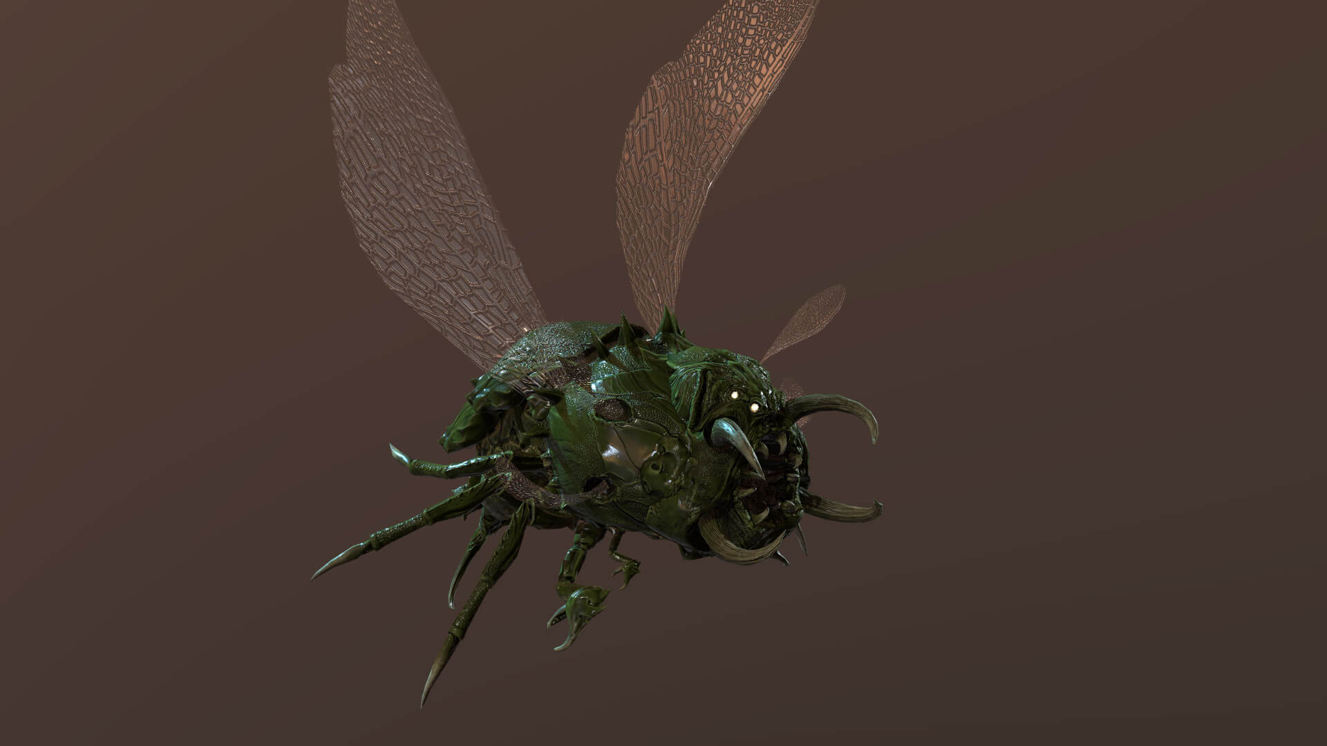 Flying Beetle 5 - 3D Model by andryuha1981