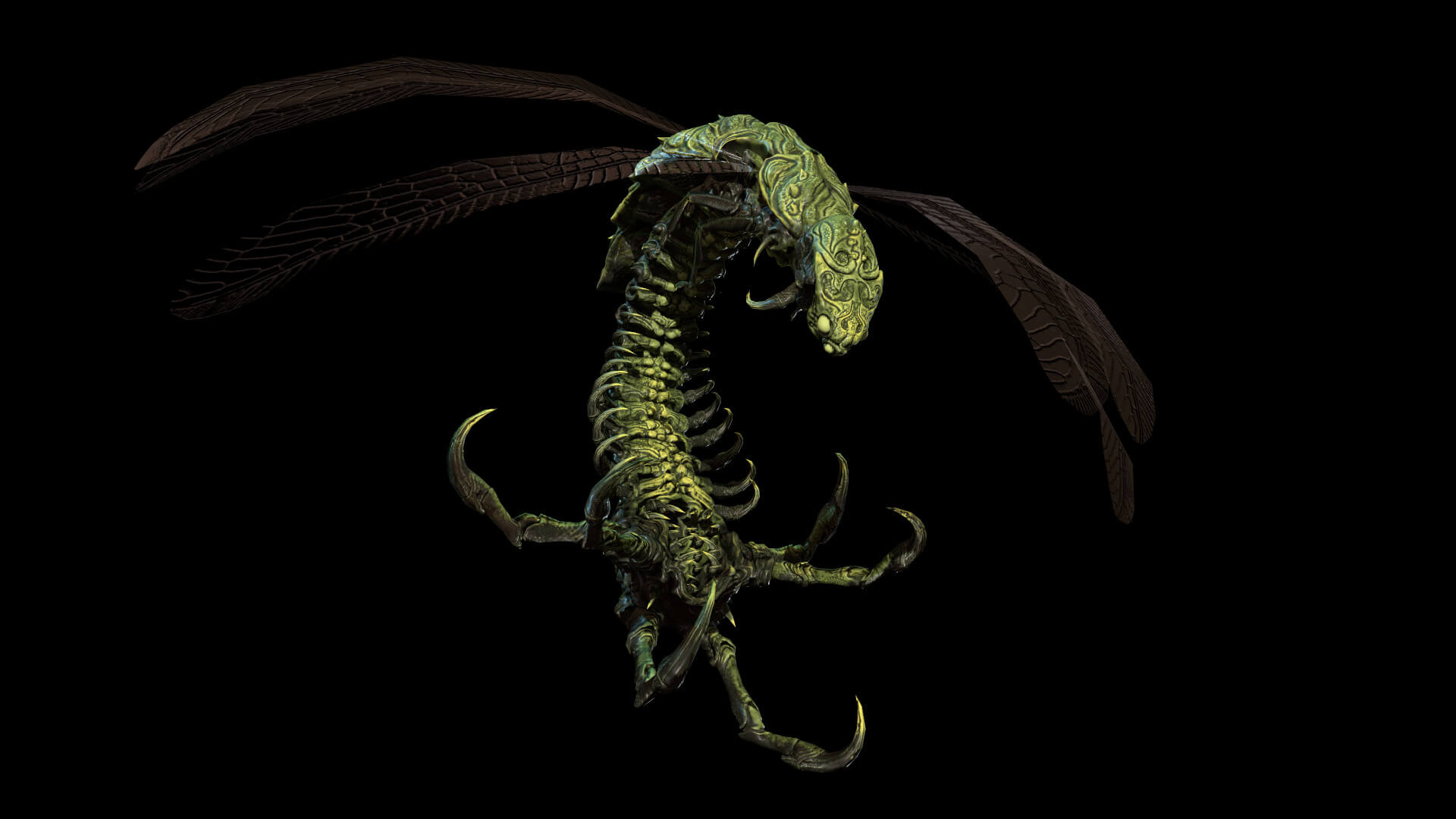 Flying Bug 7 Game Ready - 3D Model by andryuha1981