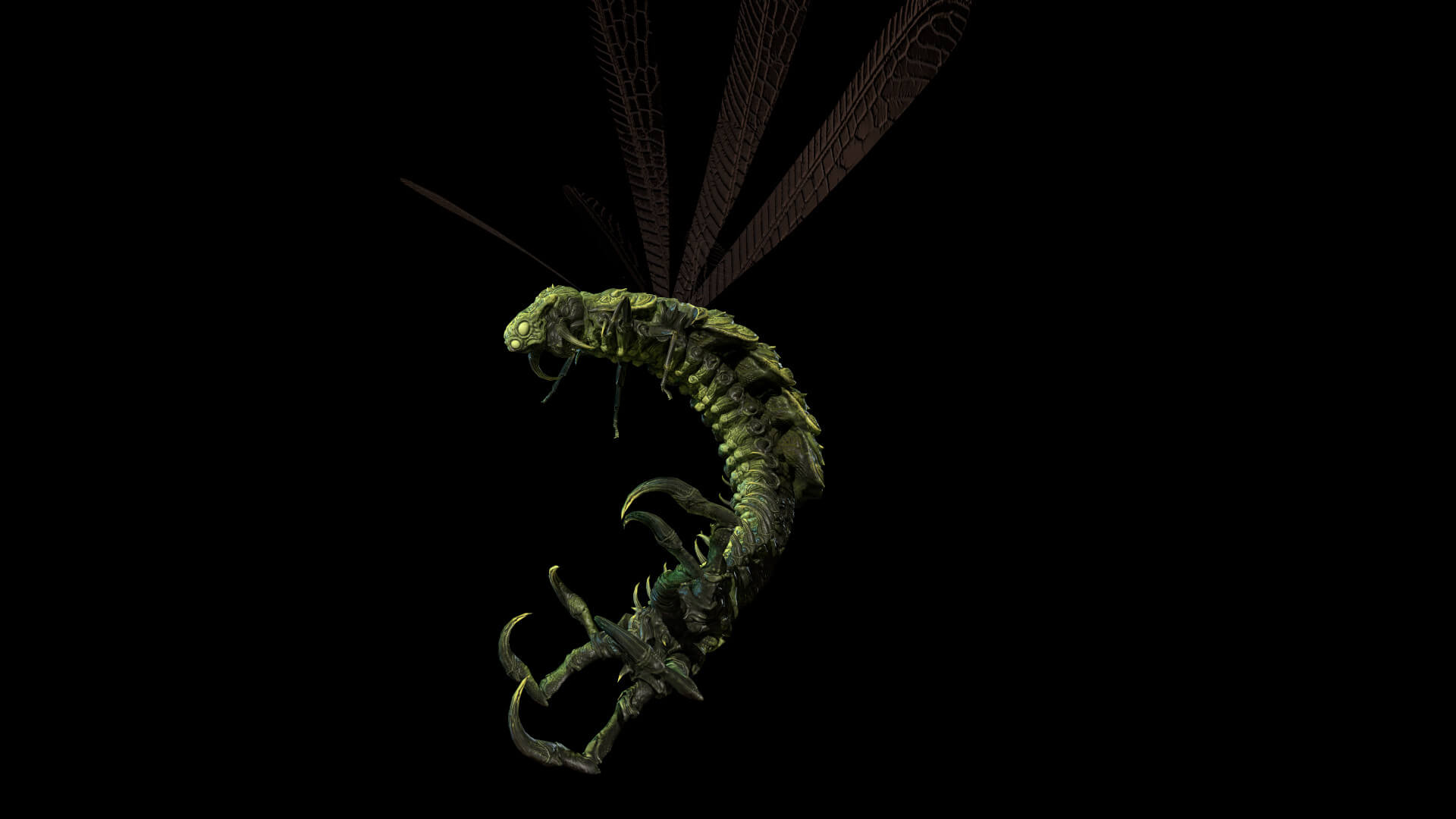 Flying Bug 7 Game Ready - 3D Model by andryuha1981