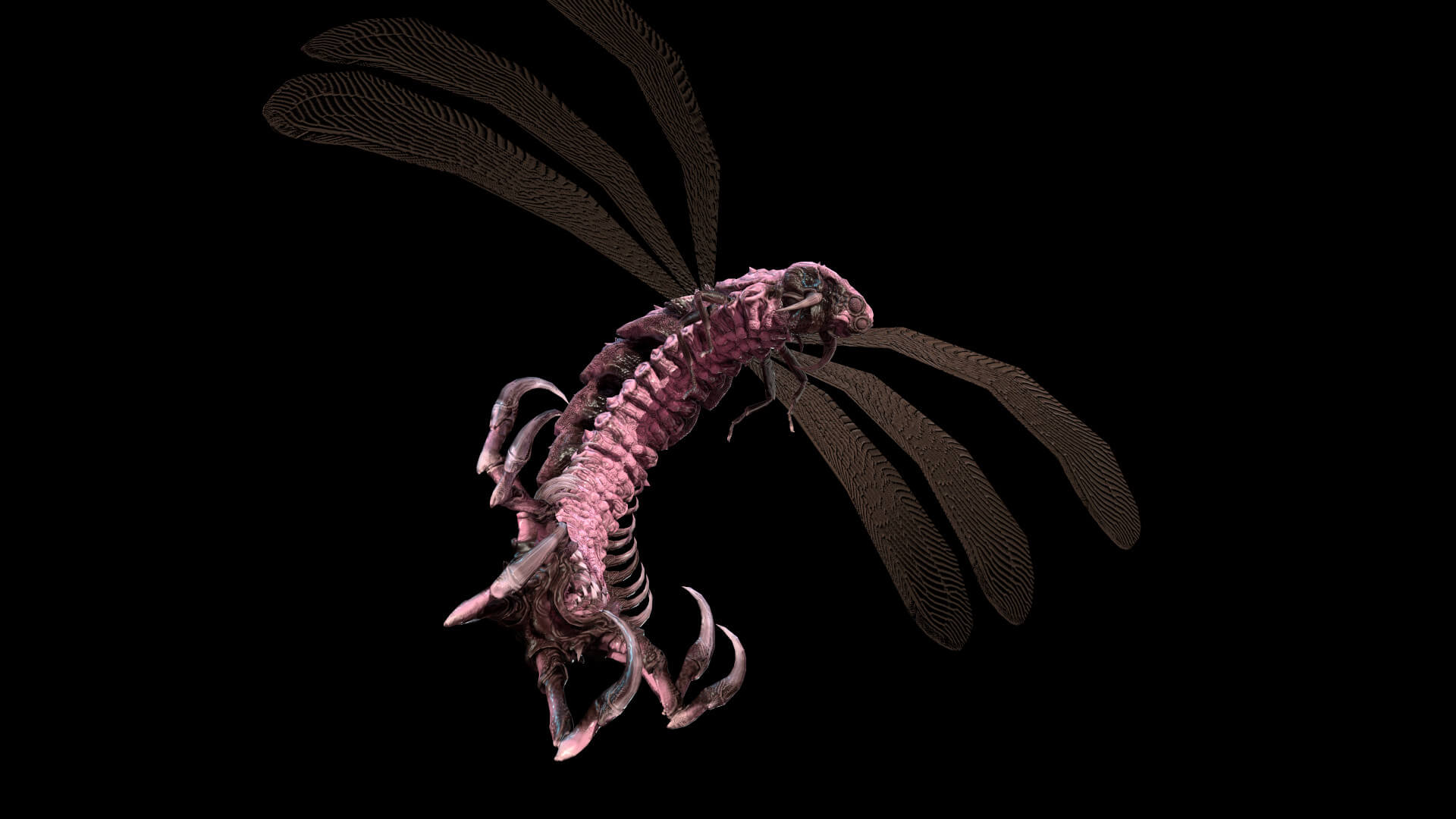 Flying Bug 7 Game Ready - 3D Model by andryuha1981