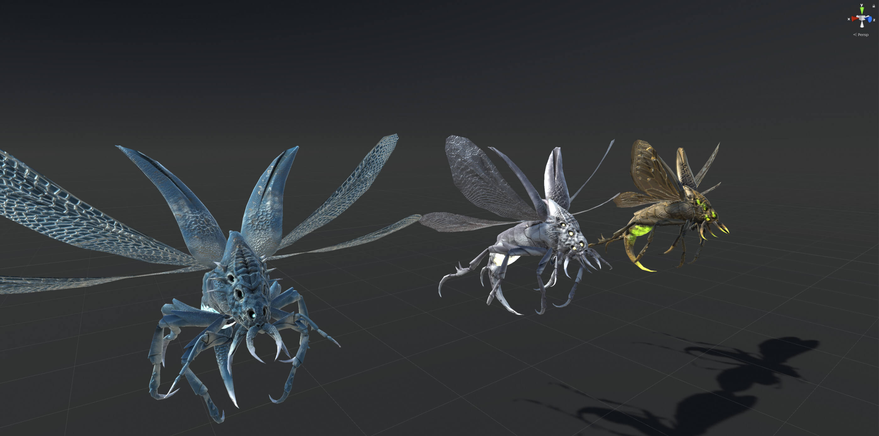 Flying Beetle 6 Game Ready - 3D Model by andryuha1981