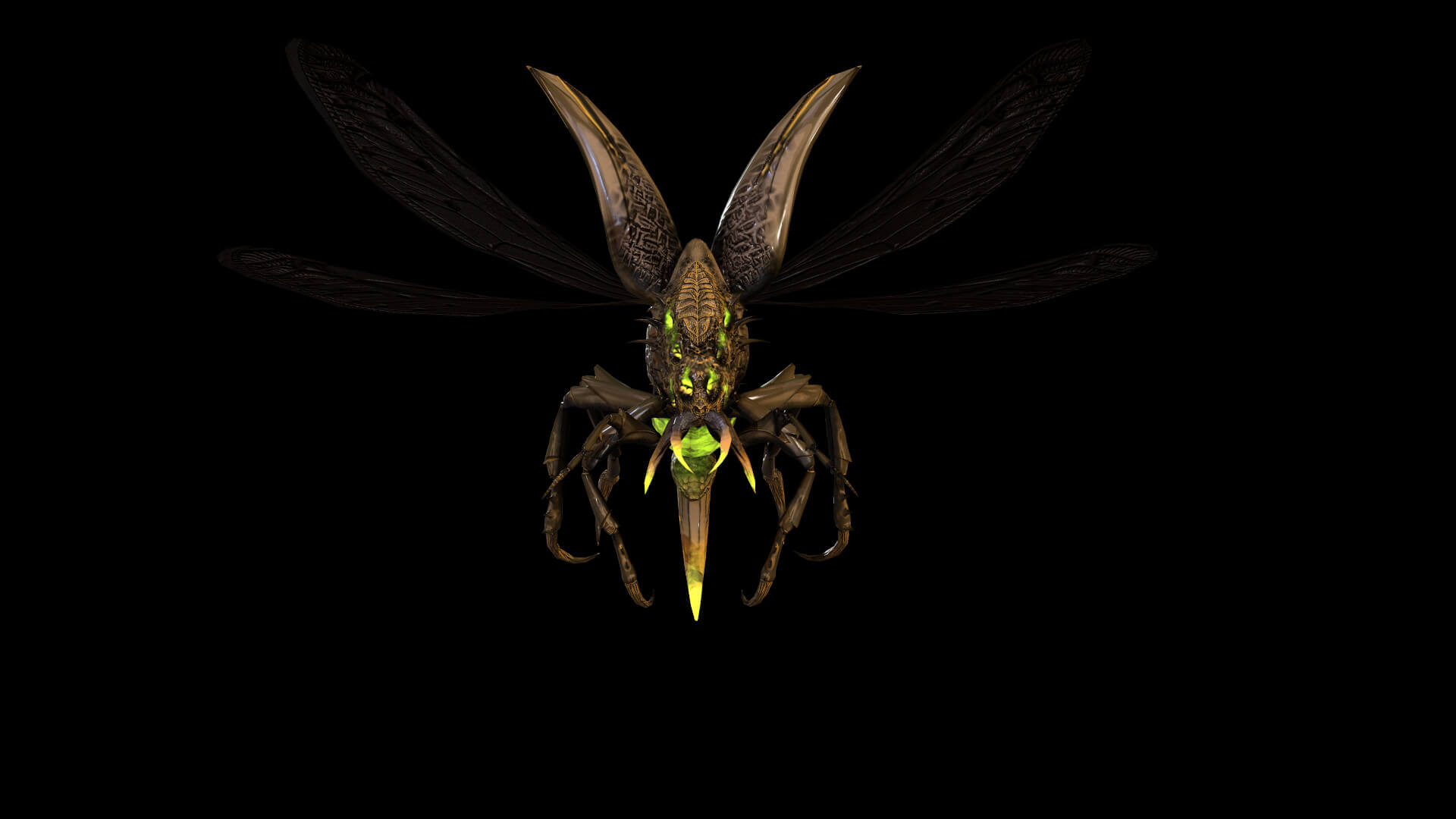 Flying Beetle 6 Game Ready - 3D Model by andryuha1981