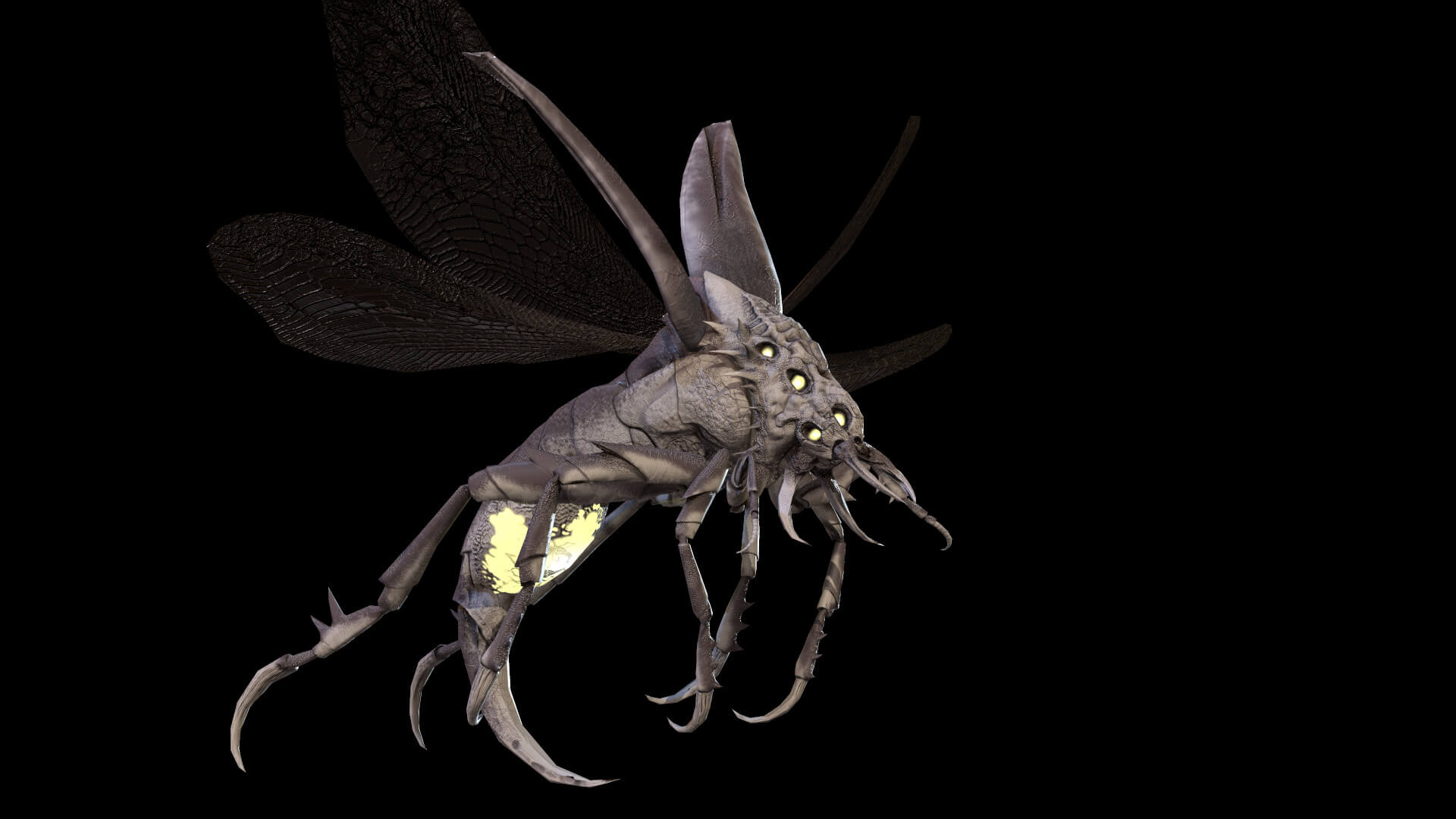 Flying Beetle 6 Game Ready - 3D Model by andryuha1981