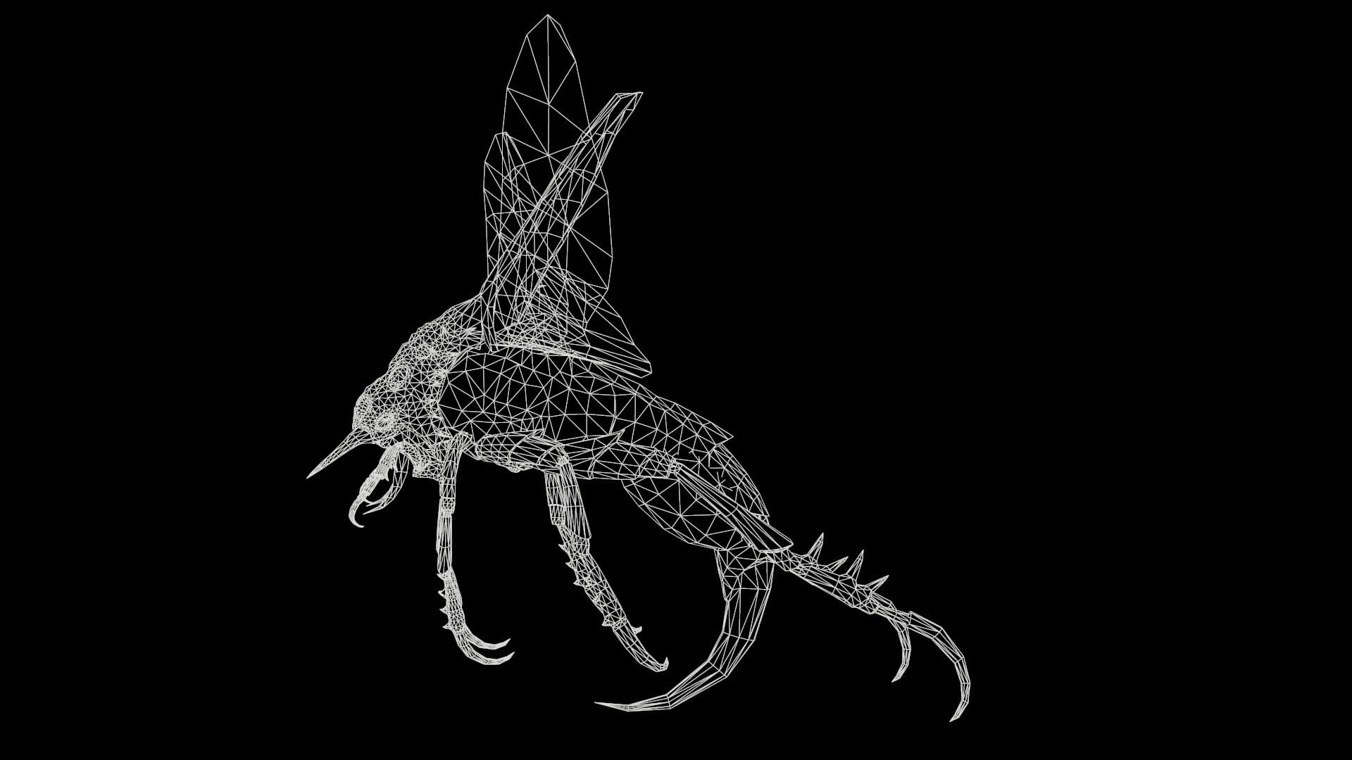 Flying Beetle 6 Game Ready - 3D Model by andryuha1981