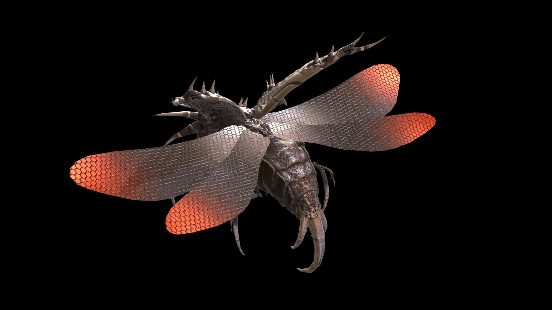 Flyingbugcherepa Na 2 Akka\V1 - 3D Model by andryuha1981