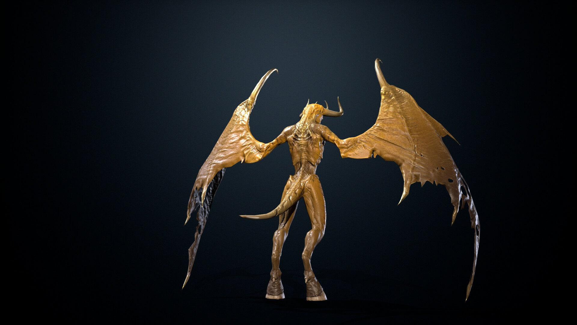 Flying Demon 1 Game Ready - 3D Model by andryuha1981
