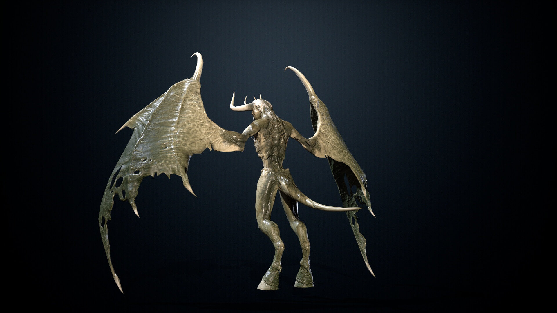 Flying Demon 1 Game Ready - 3D Model by andryuha1981