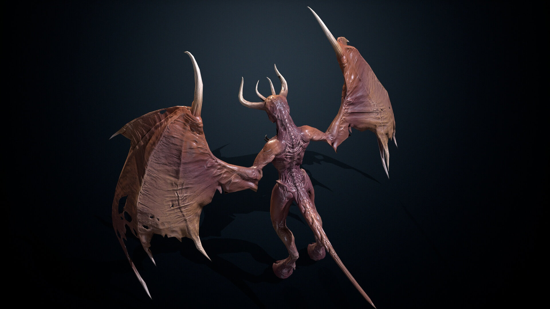 Flying Demon 1 Game Ready - 3D Model by andryuha1981