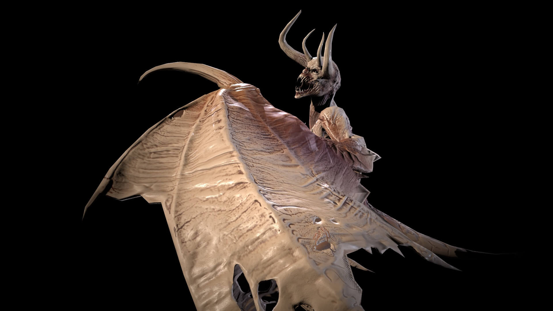 Flying Demon 1 Game Ready - 3D Model by andryuha1981