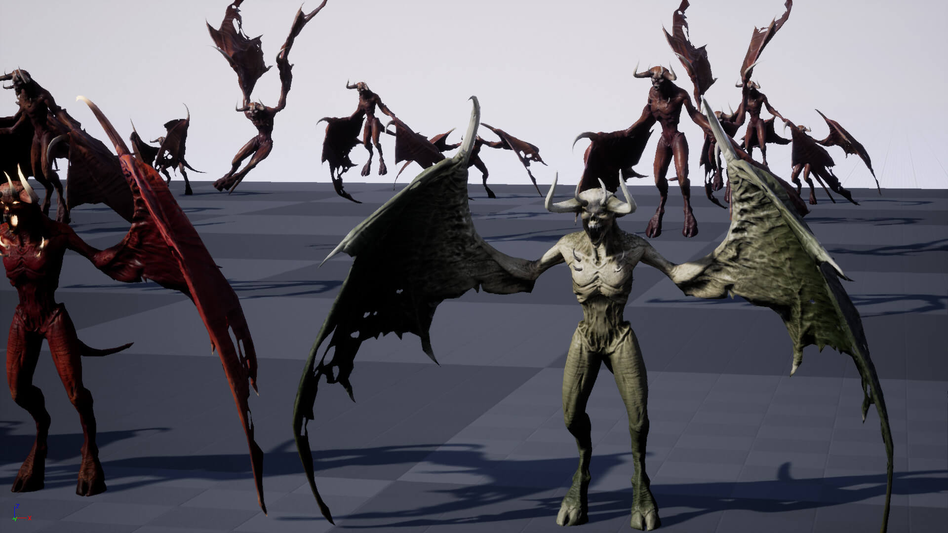 Flying Demon 1 Game Ready - 3D Model by andryuha1981