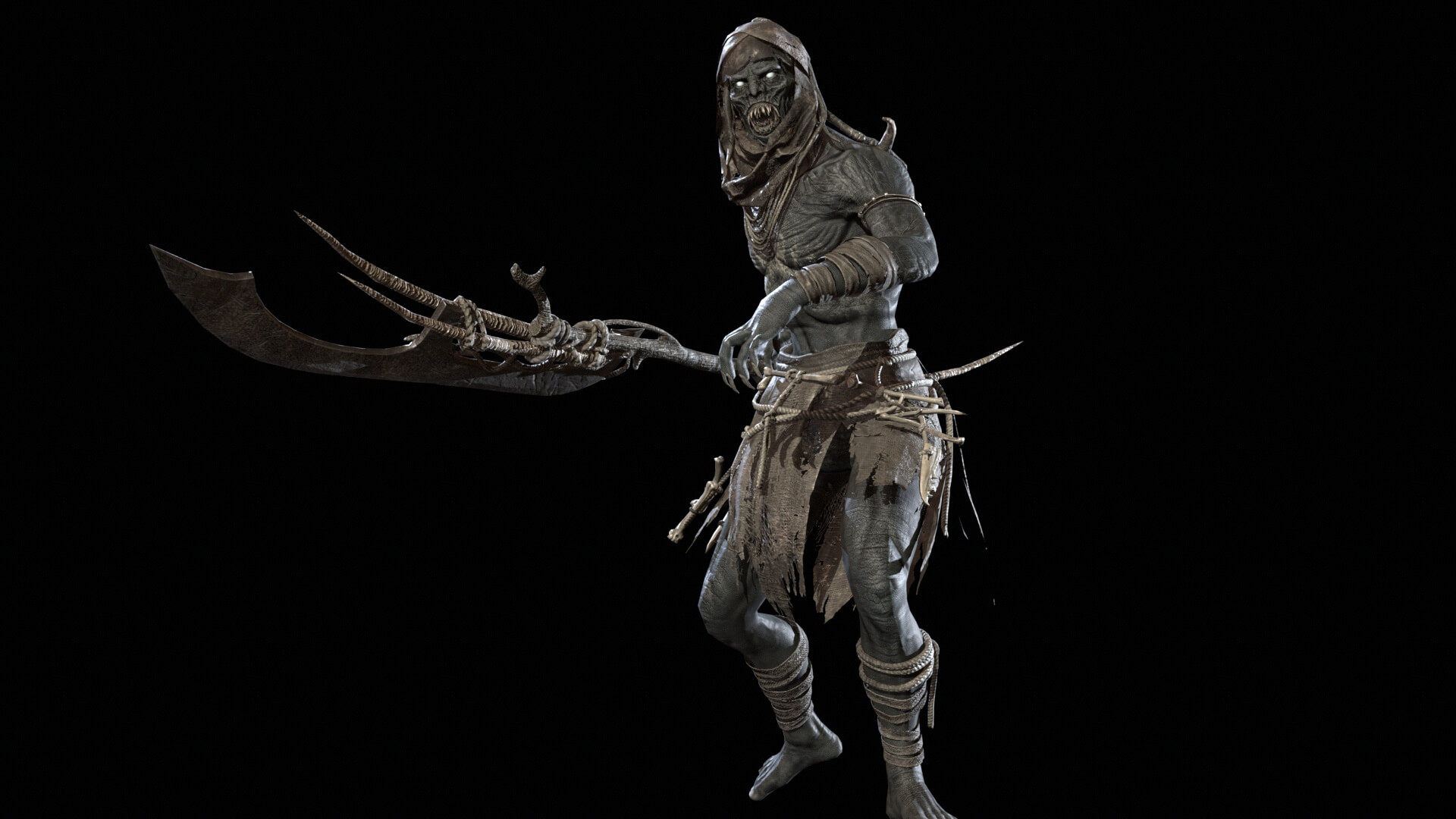 Ghoul Game Ready - 3D Model by andryuha1981