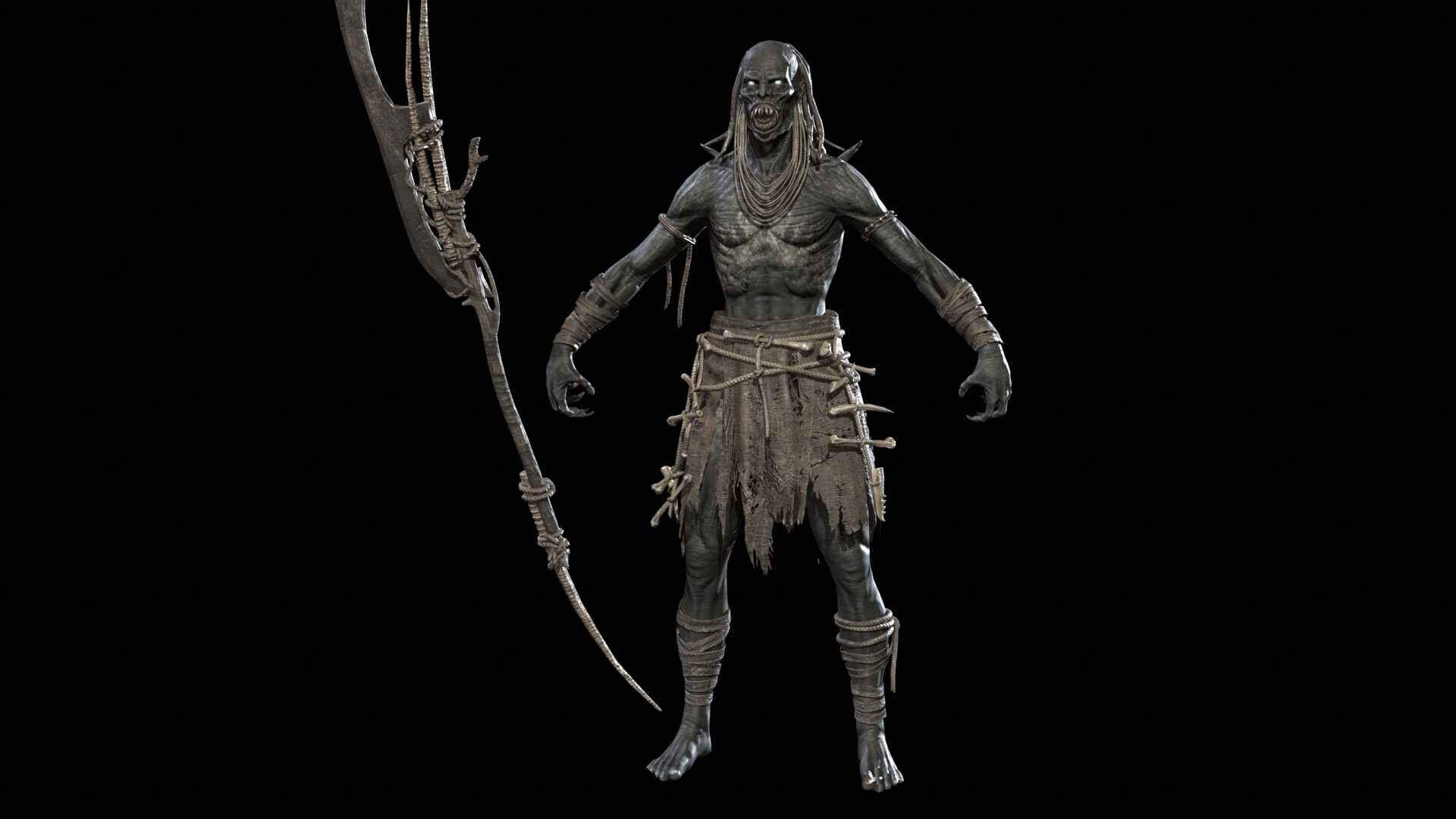 Ghoul Game Ready - 3D Model by andryuha1981