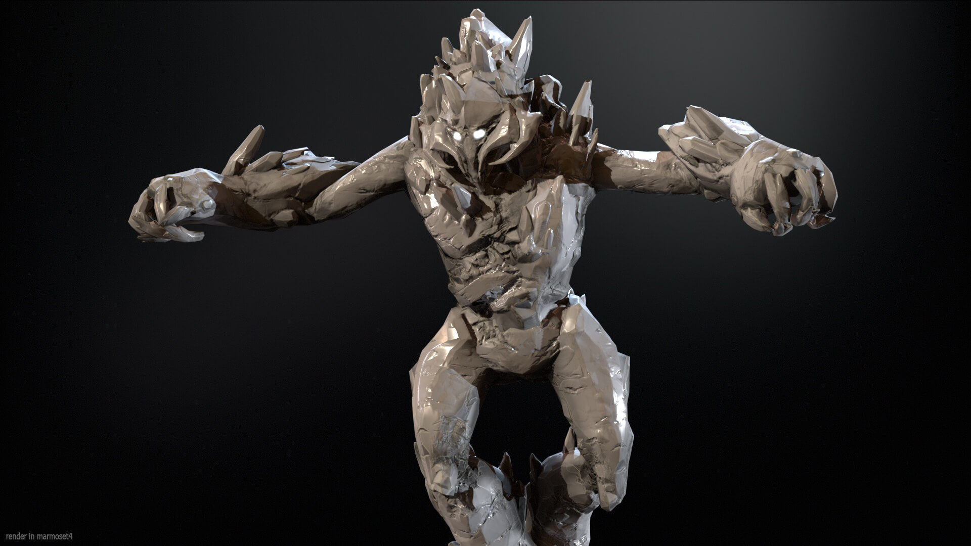 Golem Game Ready - 3D Model by andryuha1981