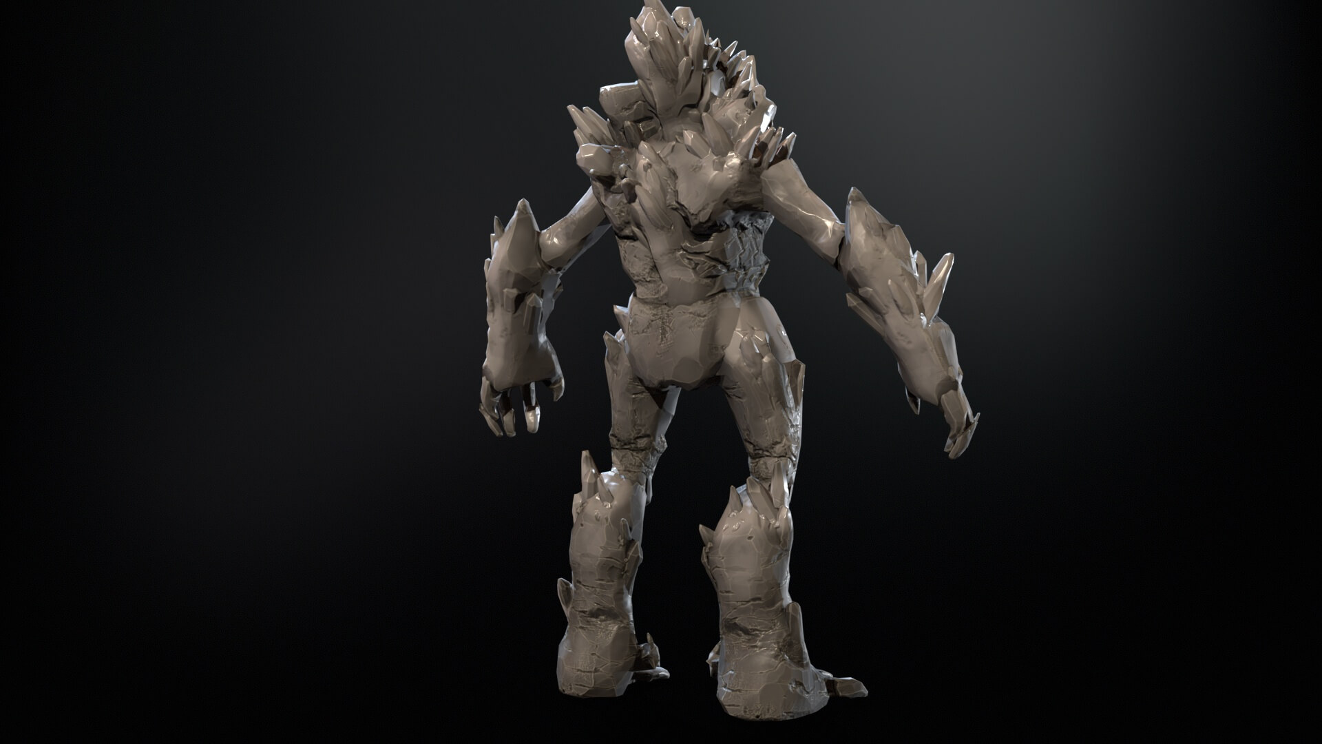 Golem Game Ready - 3D Model by andryuha1981