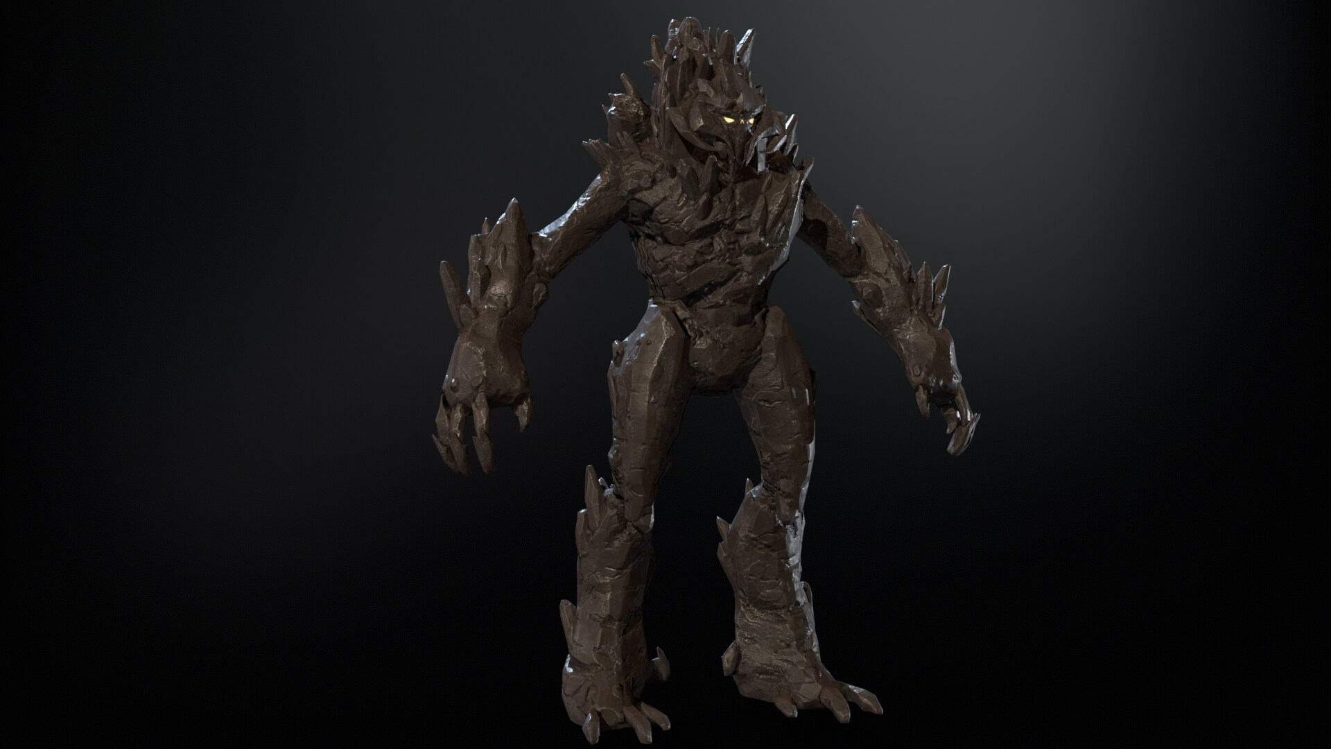 Golem Game Ready - 3D Model by andryuha1981