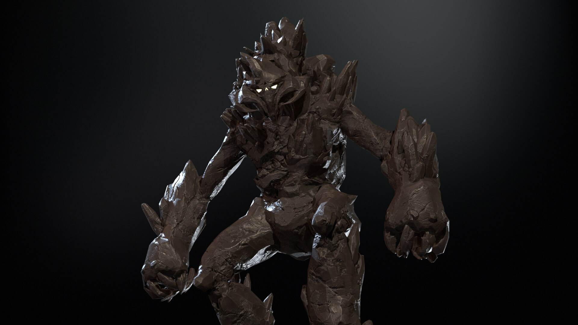 Golem Game Ready - 3D Model by andryuha1981