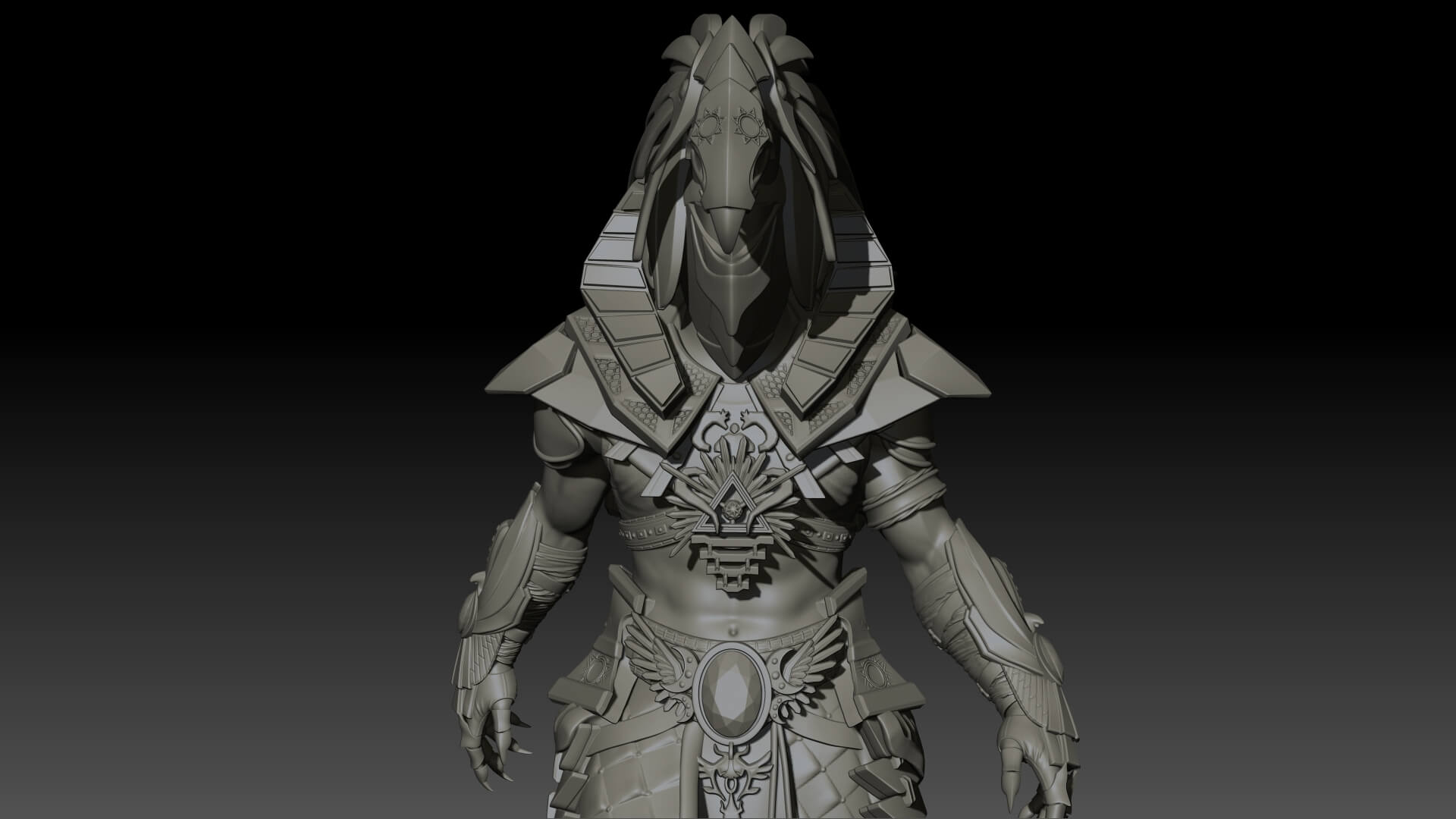 Gore High Poly for 3D Print by andryuha1981