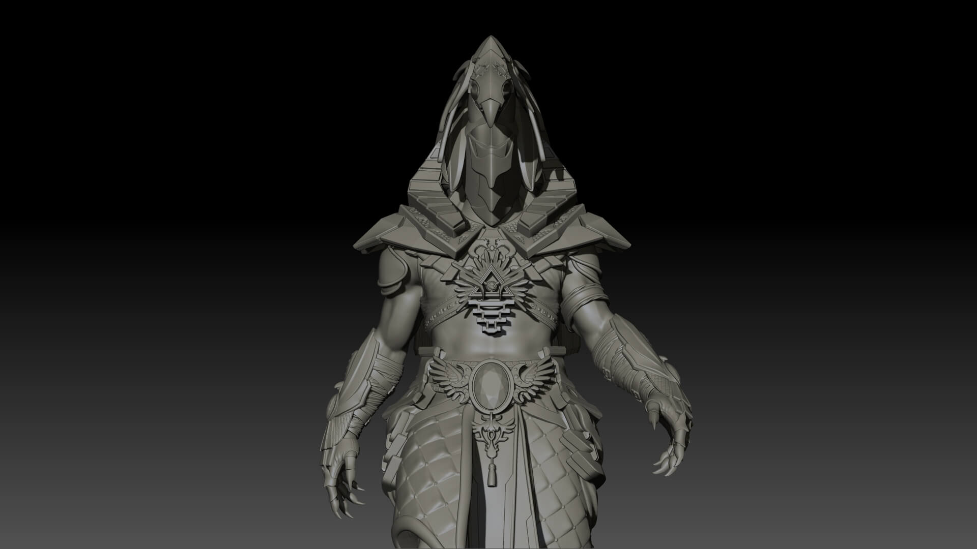 Gore High Poly for 3D Print by andryuha1981