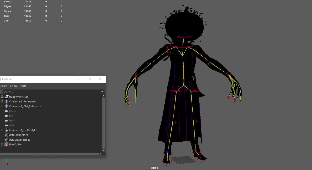 Hallow Monster - 3D Model by andryuha1981