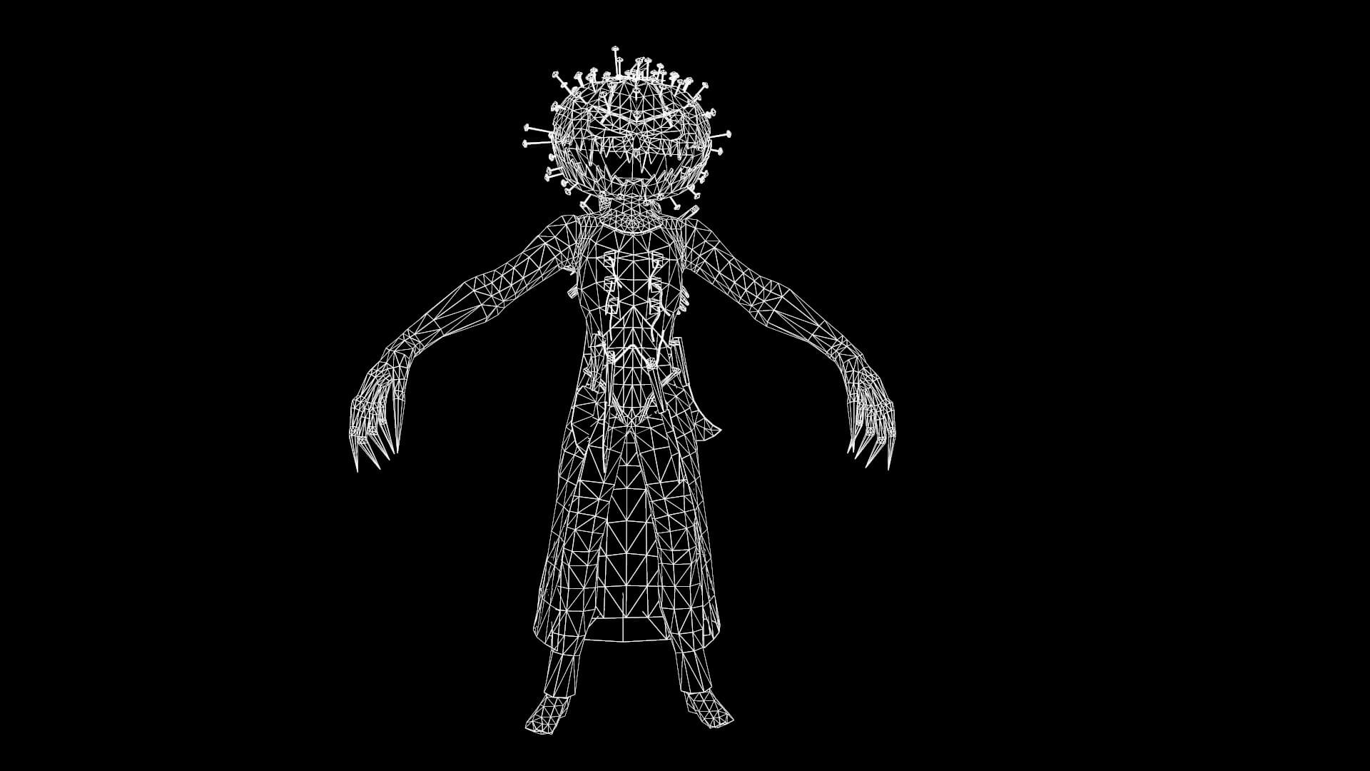 Hallow Monster - 3D Model by andryuha1981