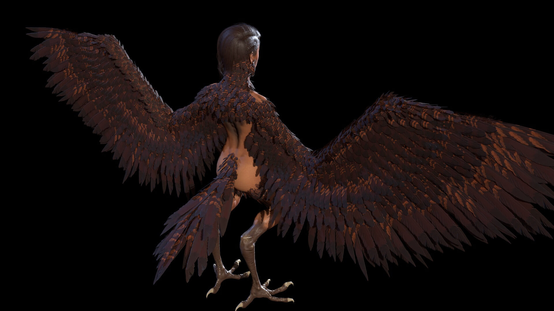 Harpy Game Ready - 3D Model by andryuha1981
