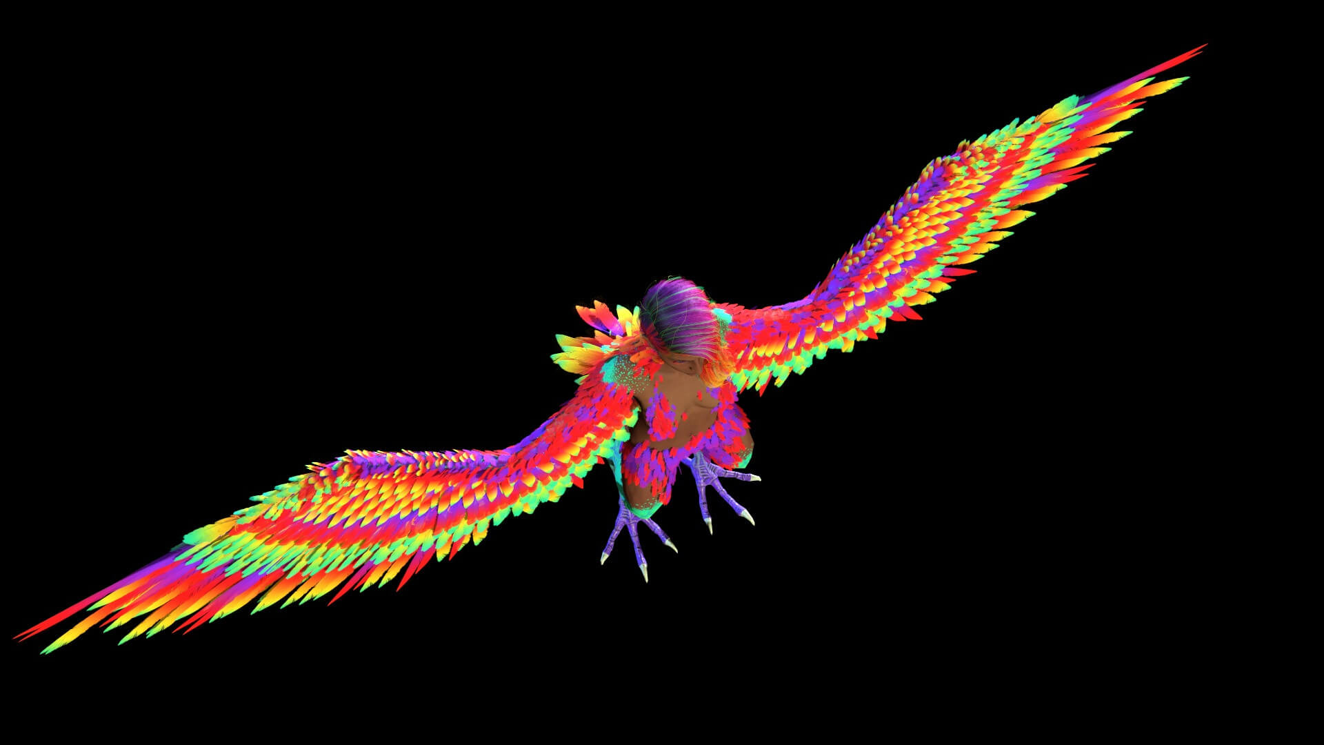 Harpy Game Ready - 3D Model by andryuha1981