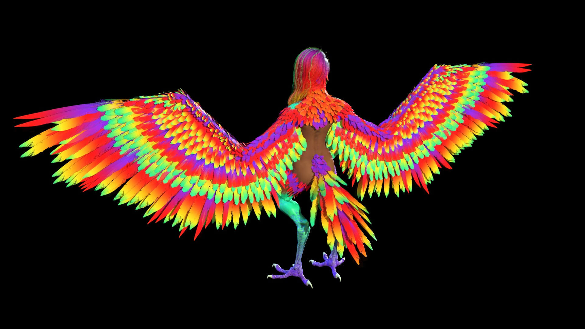 Harpy Game Ready - 3D Model by andryuha1981