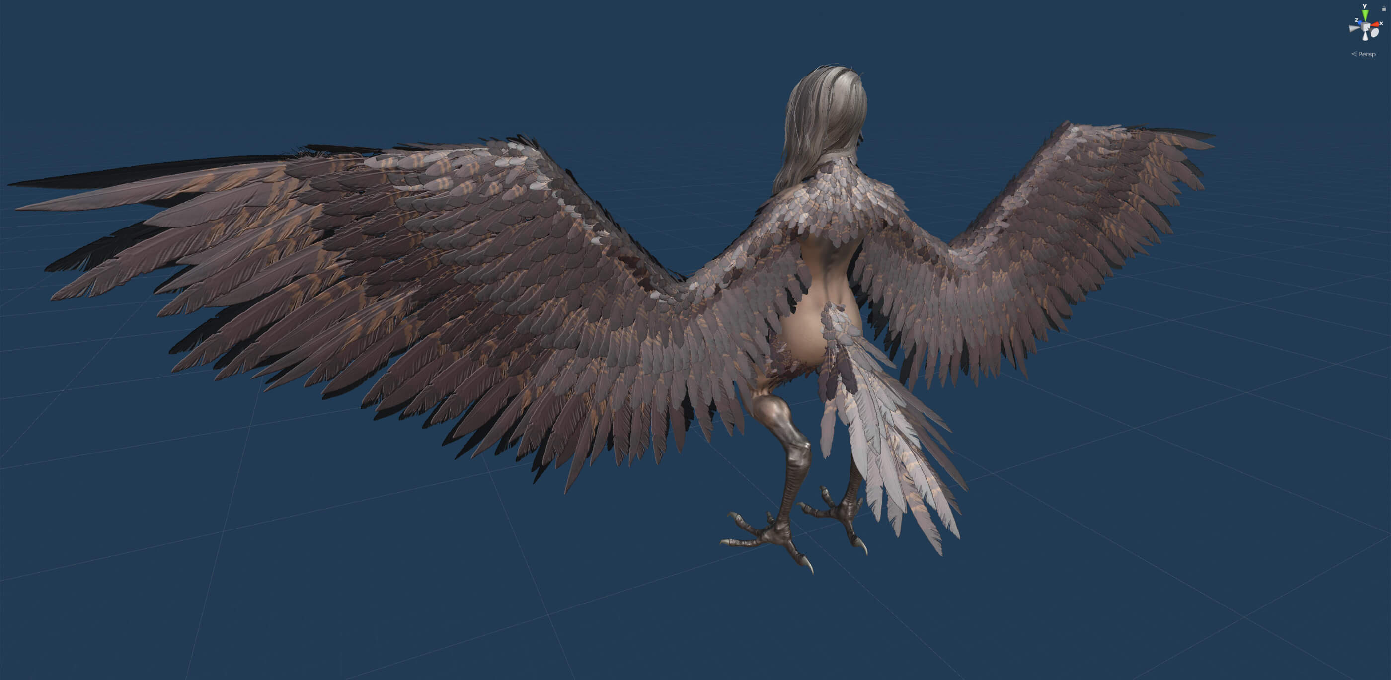 Harpy Game Ready - 3D Model by andryuha1981