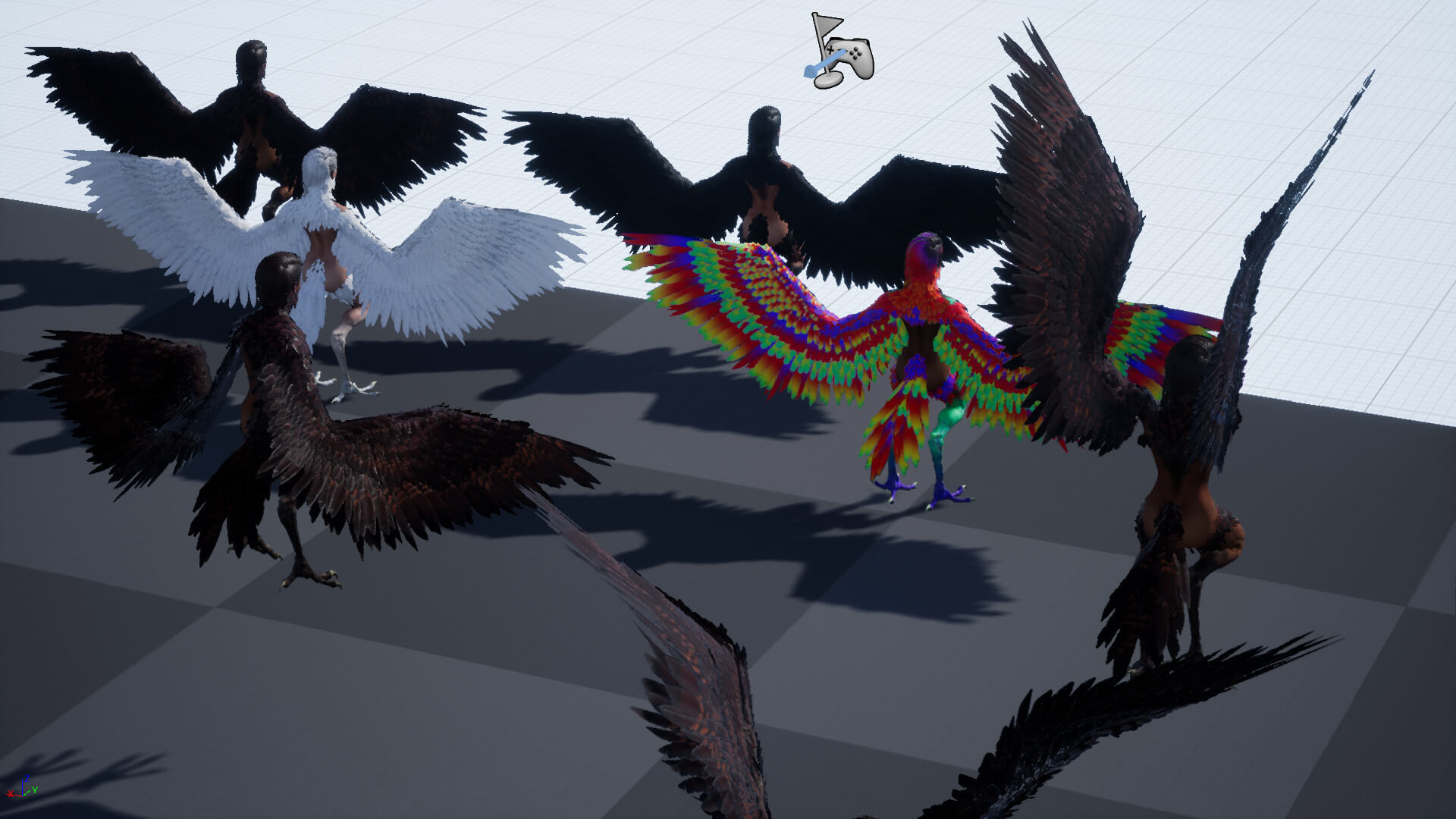 Harpy Game Ready - 3D Model by andryuha1981