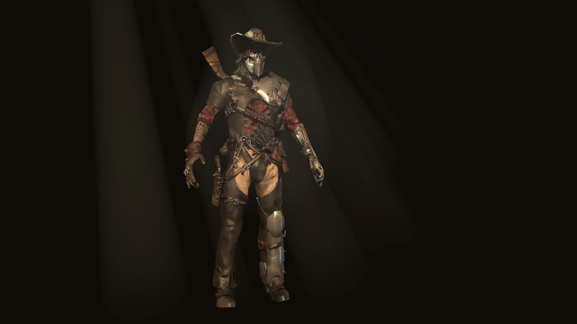 Hellish Sheriff Game Ready - 3D Model by andryuha1981