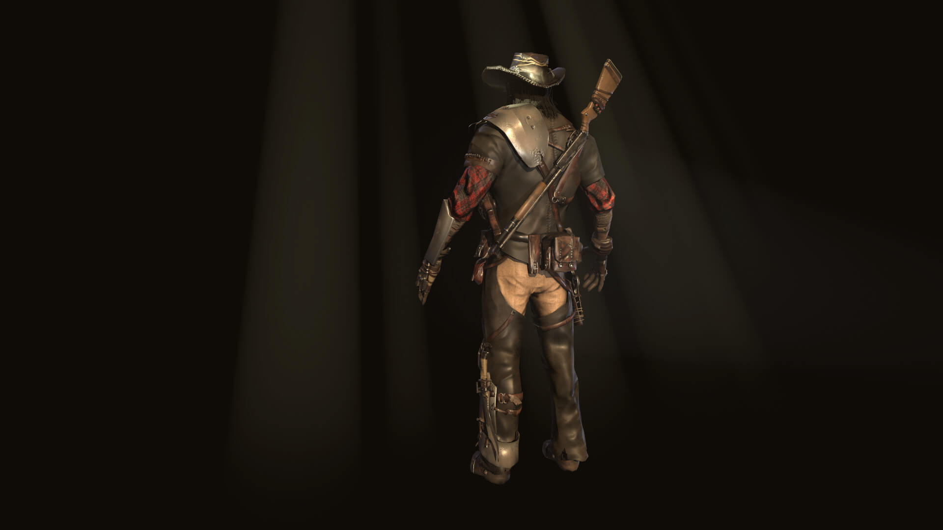 Hellish Sheriff Game Ready - 3D Model by andryuha1981