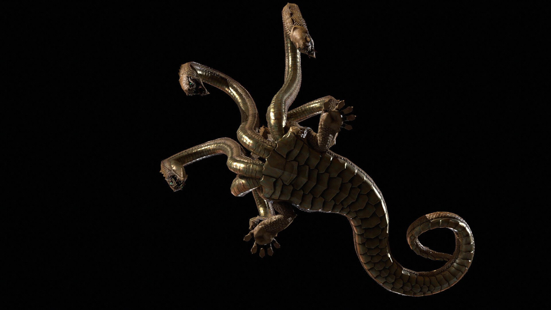 Hydra Game Ready - 3D Model by andryuha1981