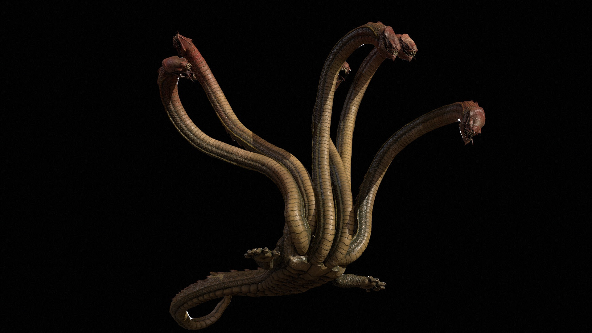 Hydra Game Ready - 3D Model by andryuha1981