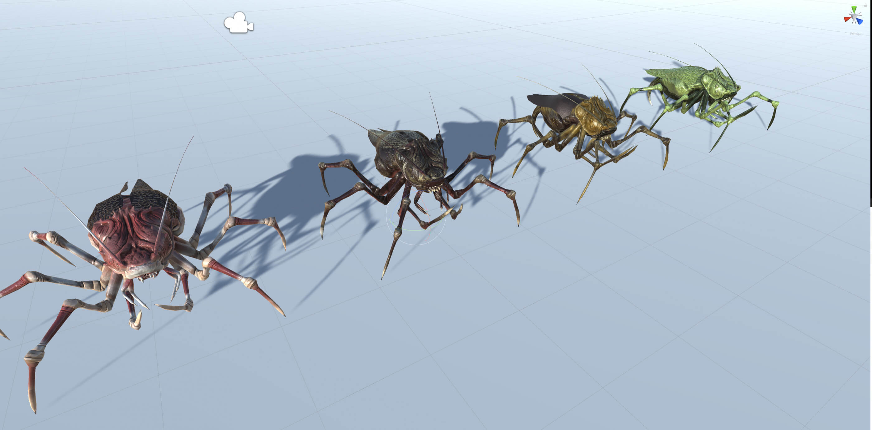 Land Bug 1 Game Ready - 3D Model by andryuha1981