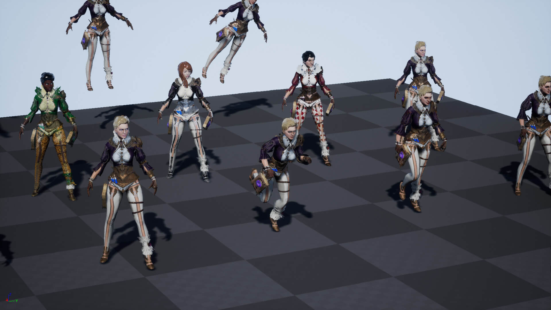 Mage Girl 4Set - 3D Model by andryuha1981