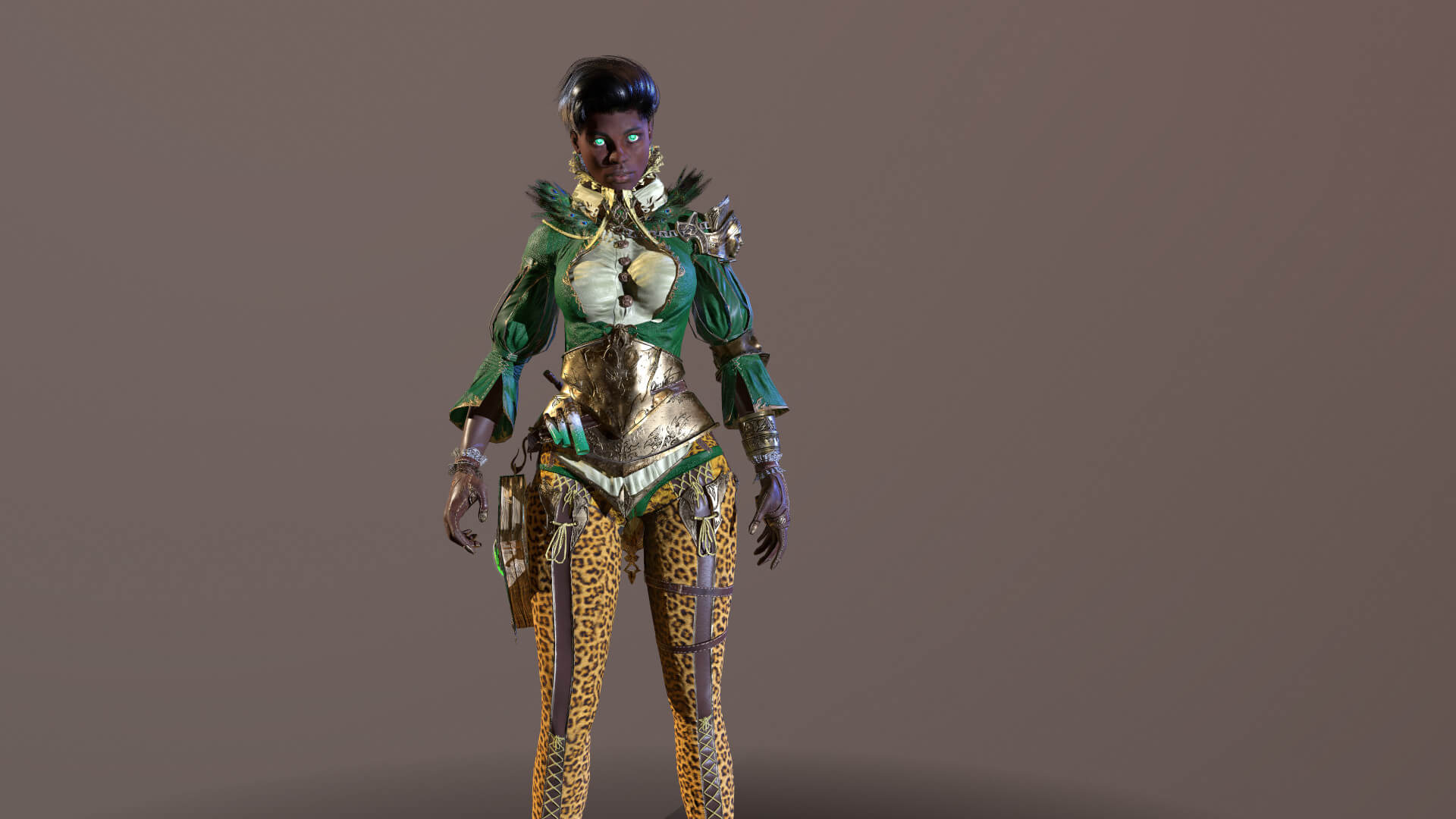 Mage Girl 4Set - 3D Model by andryuha1981