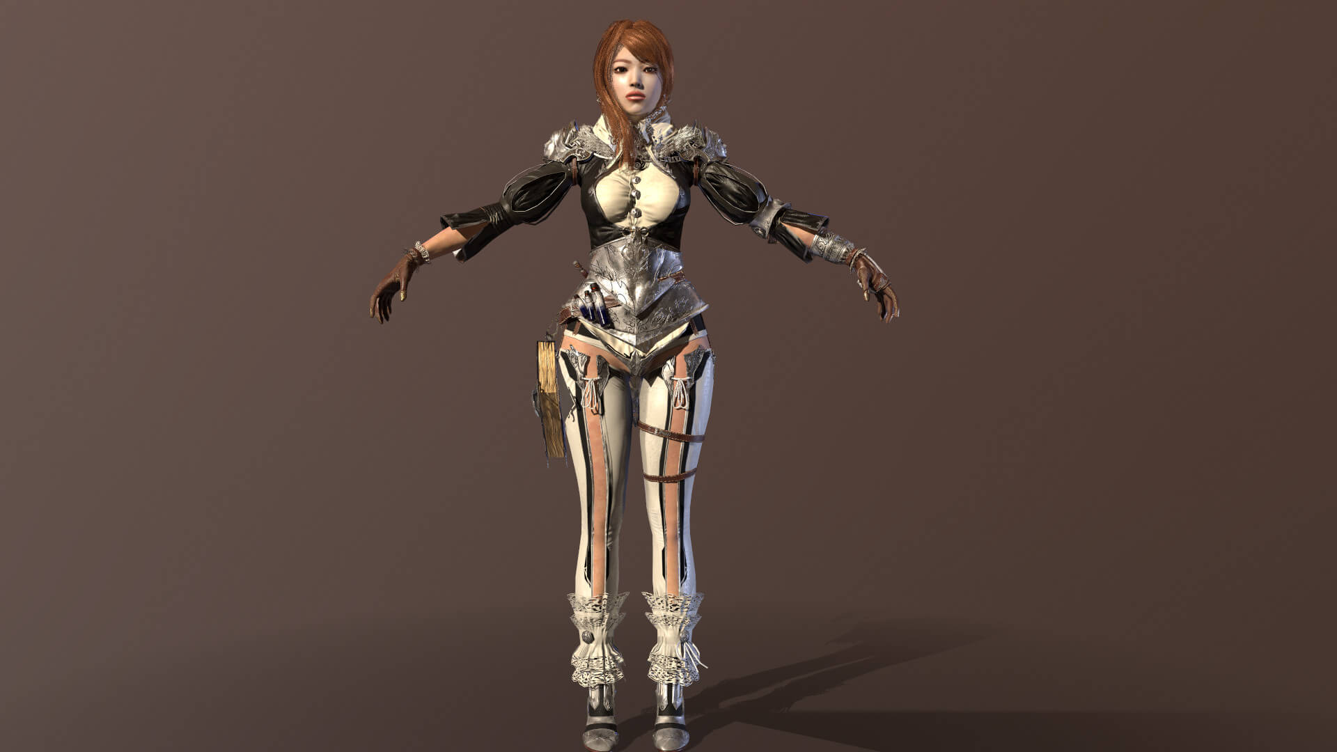 Mage Girl 4Set - 3D Model by andryuha1981