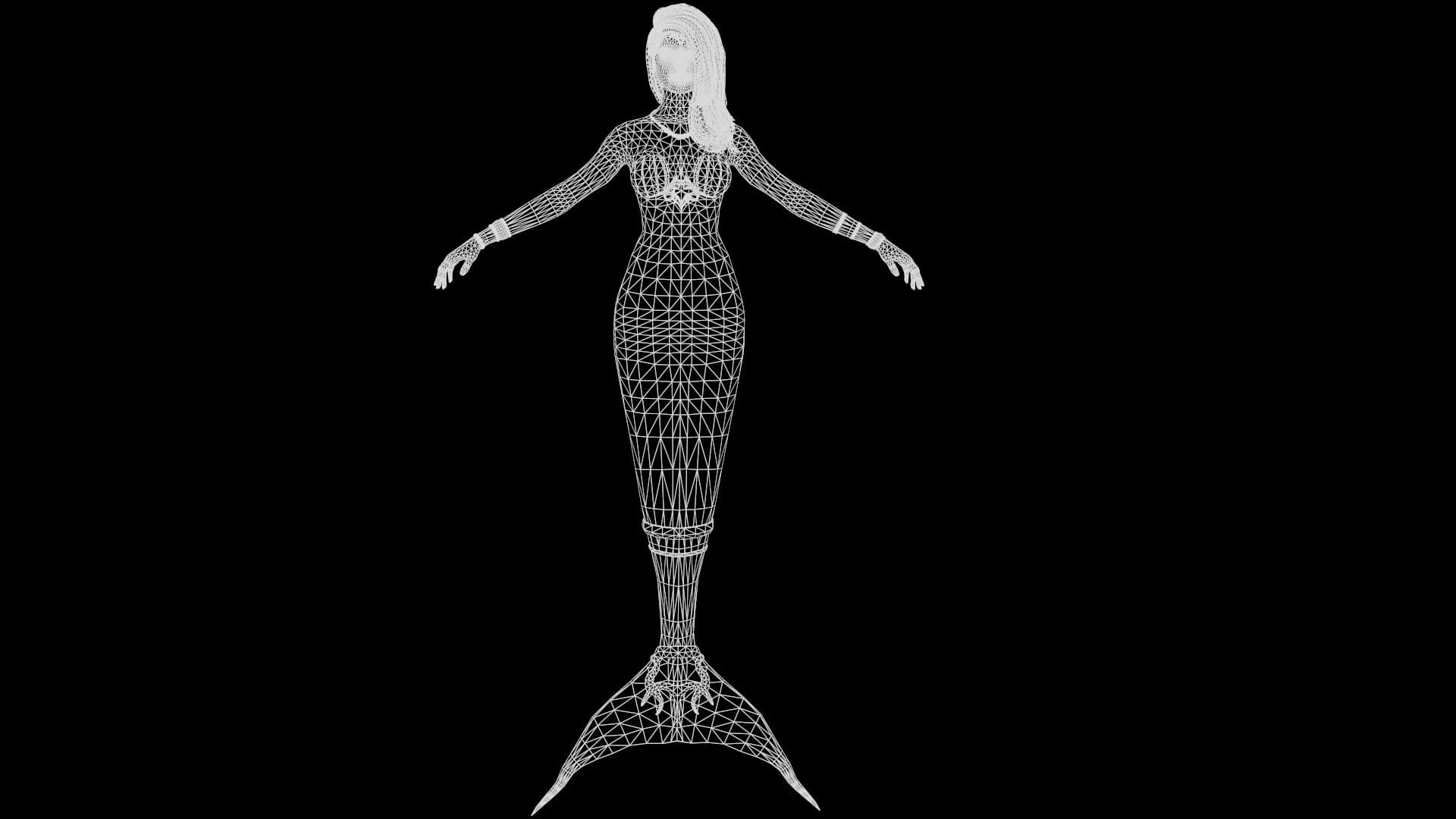 Mermaid G Game Ready - 3D Model by andryuha1981
