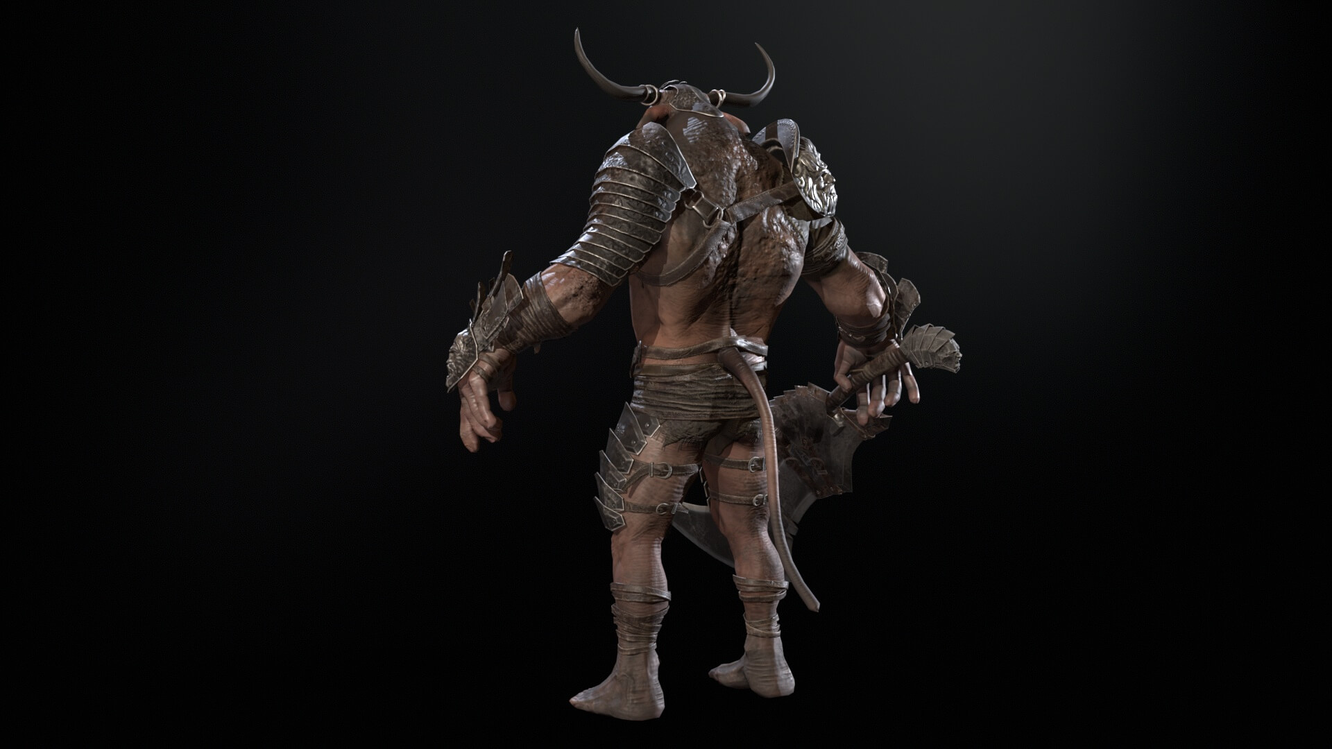 Minotaur Game Ready - 3D Model by andryuha1981