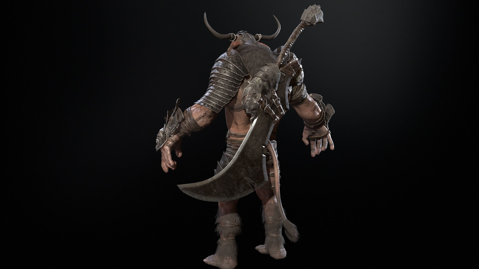 Minotaur Game Ready - 3D Model by andryuha1981
