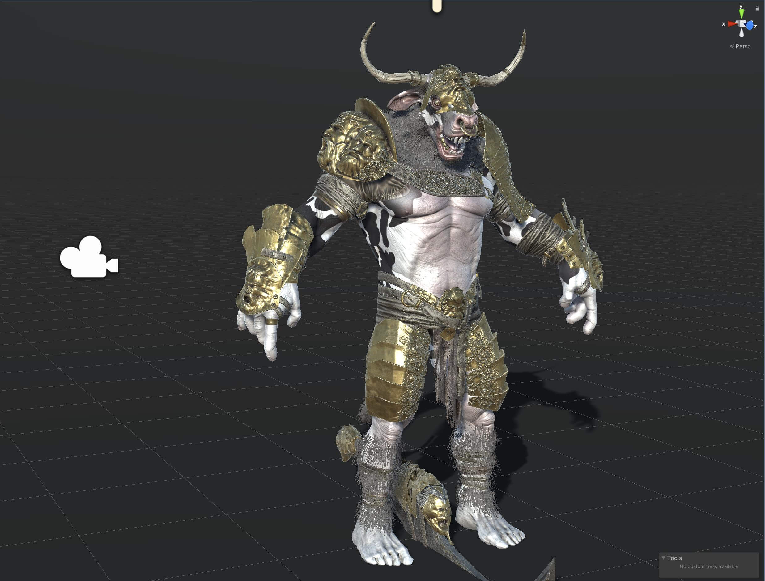 Minotaur Game Ready - 3D Model by andryuha1981