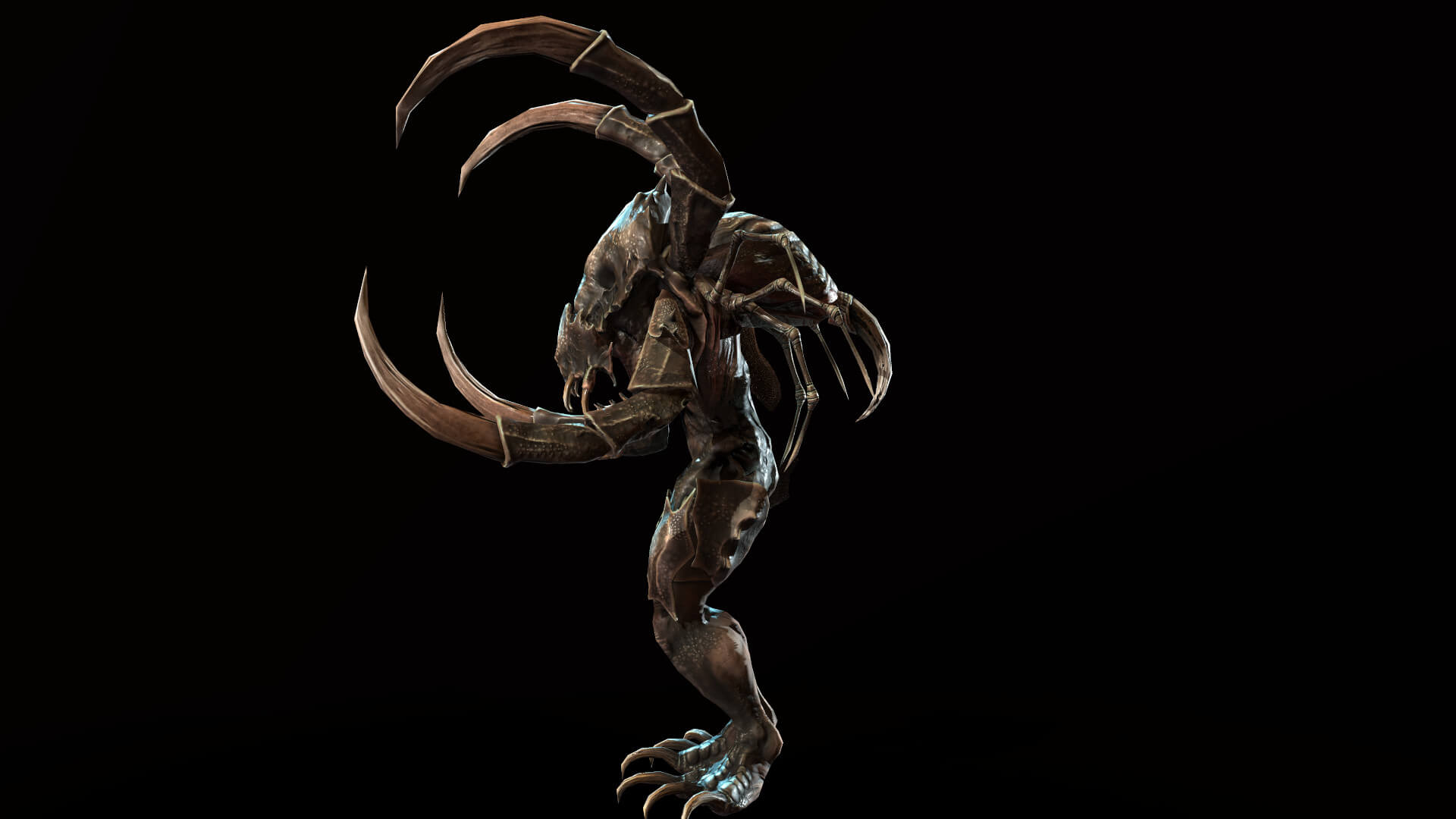 Monster Crab Game Ready - 3D Model by andryuha1981